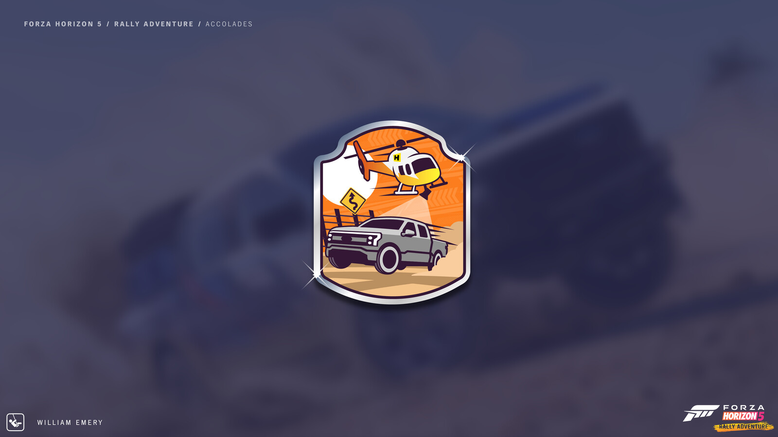 William Emery - Rally Adventure - Accolade Artwork UI