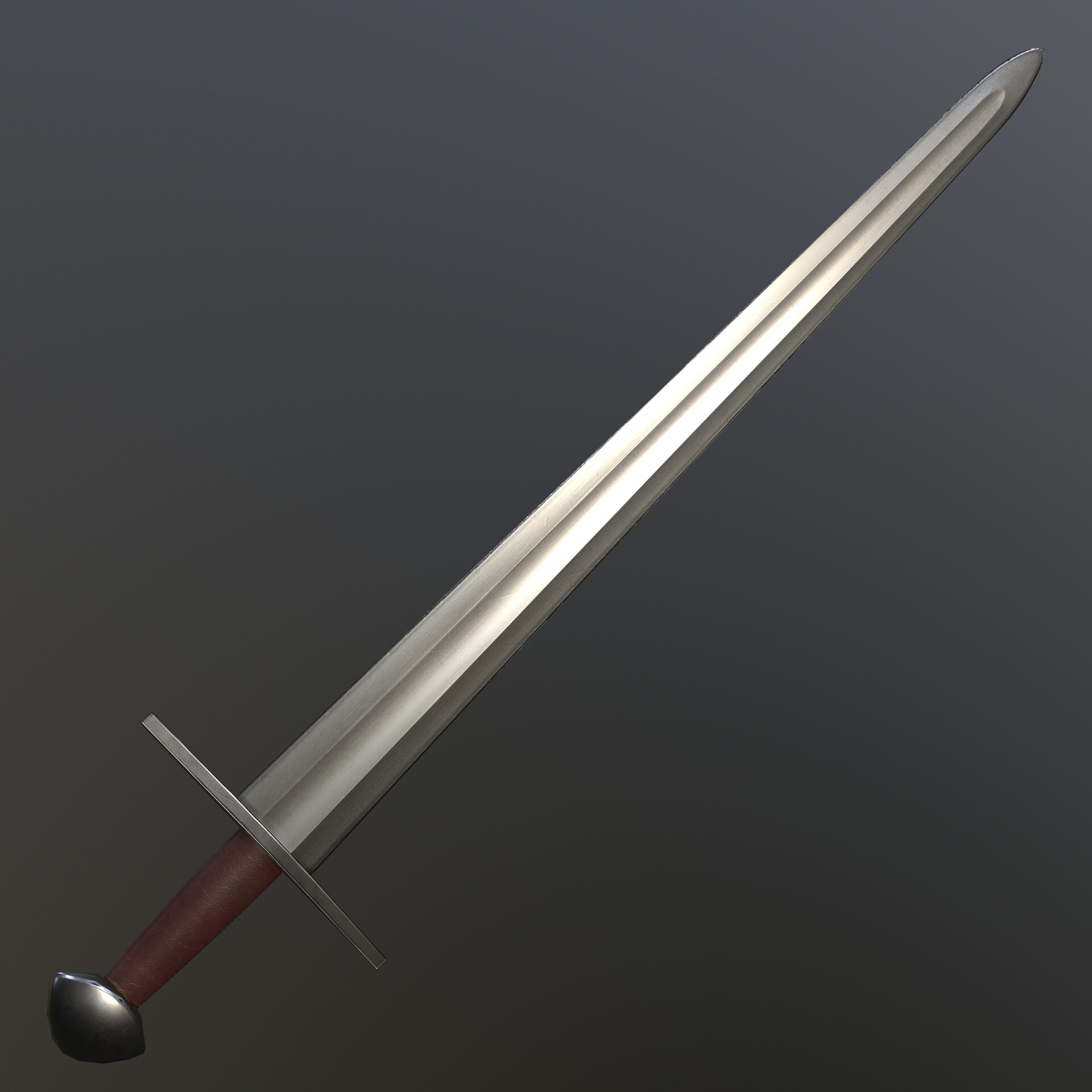 ArtStation - Simple Type X Sword, Realtime