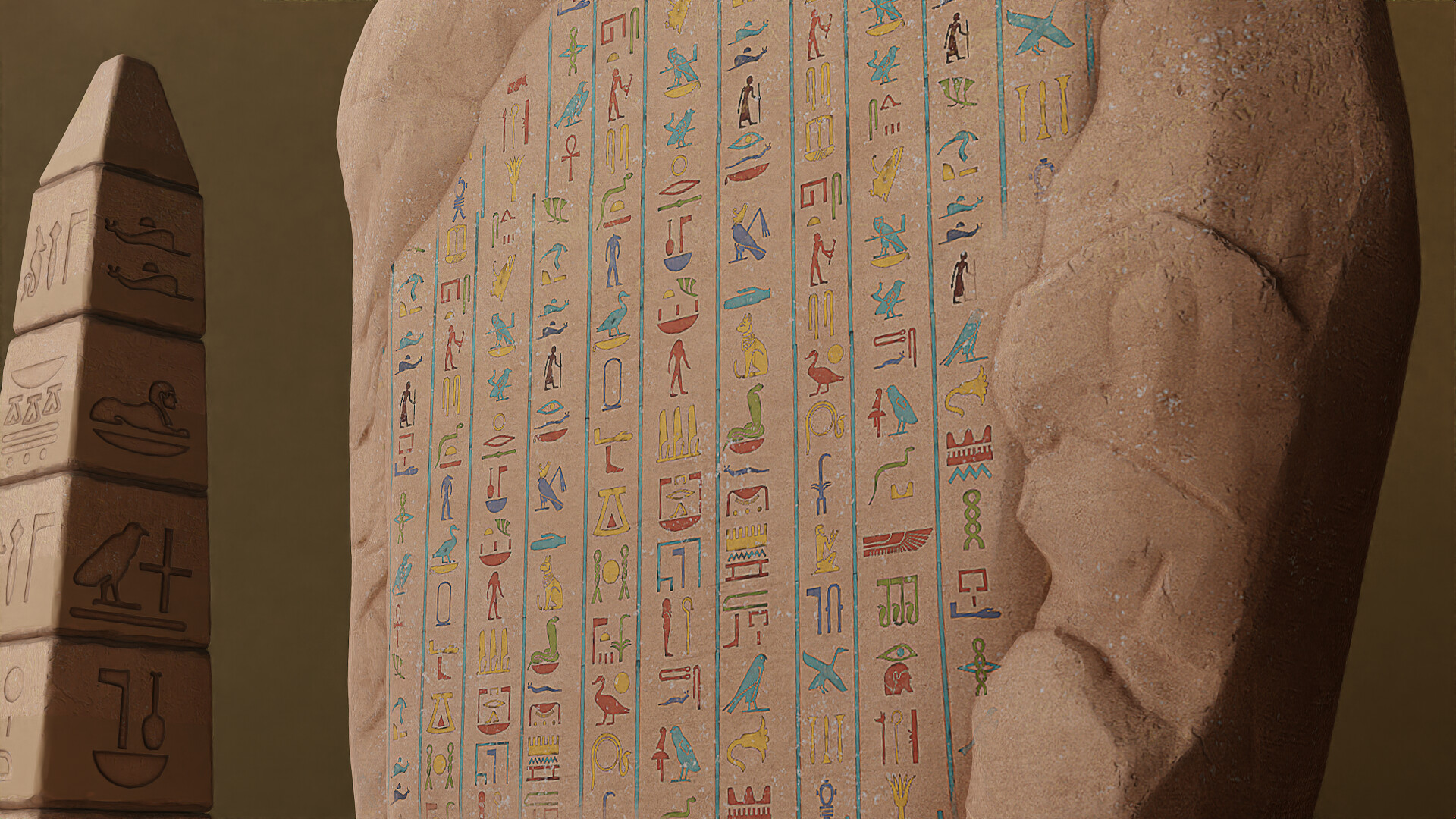 3D Tudor - Egyptian hieroglyph massive 100 alpha and brush pack