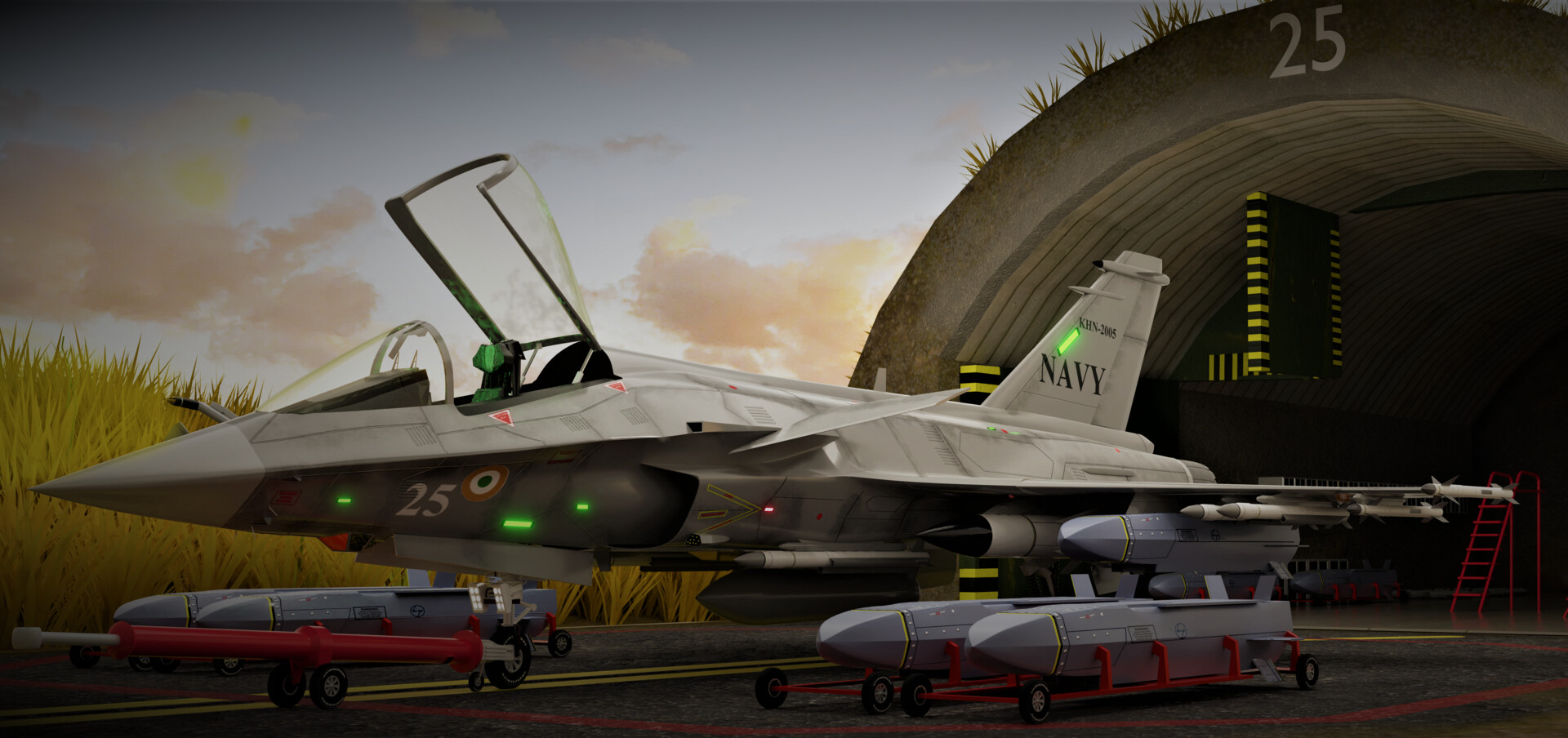 ArtStation - HAL TEDBF ( HINDUSTAN AERONAUTICS LIMITED TWIN ENGINE DECK BASED FIGHTER)