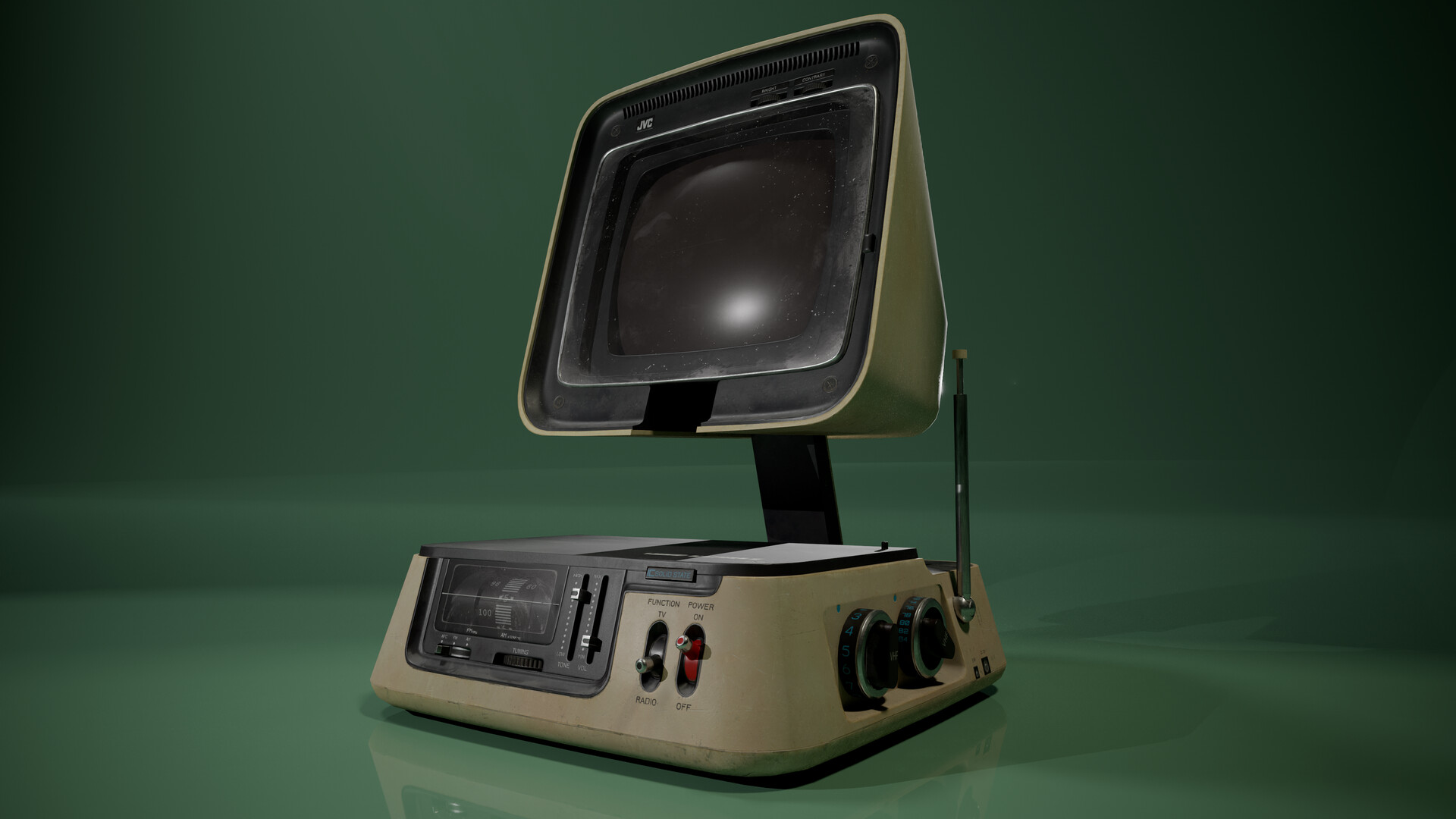 ArtStation - JVC 3100R - Video Capsule TV/Radio