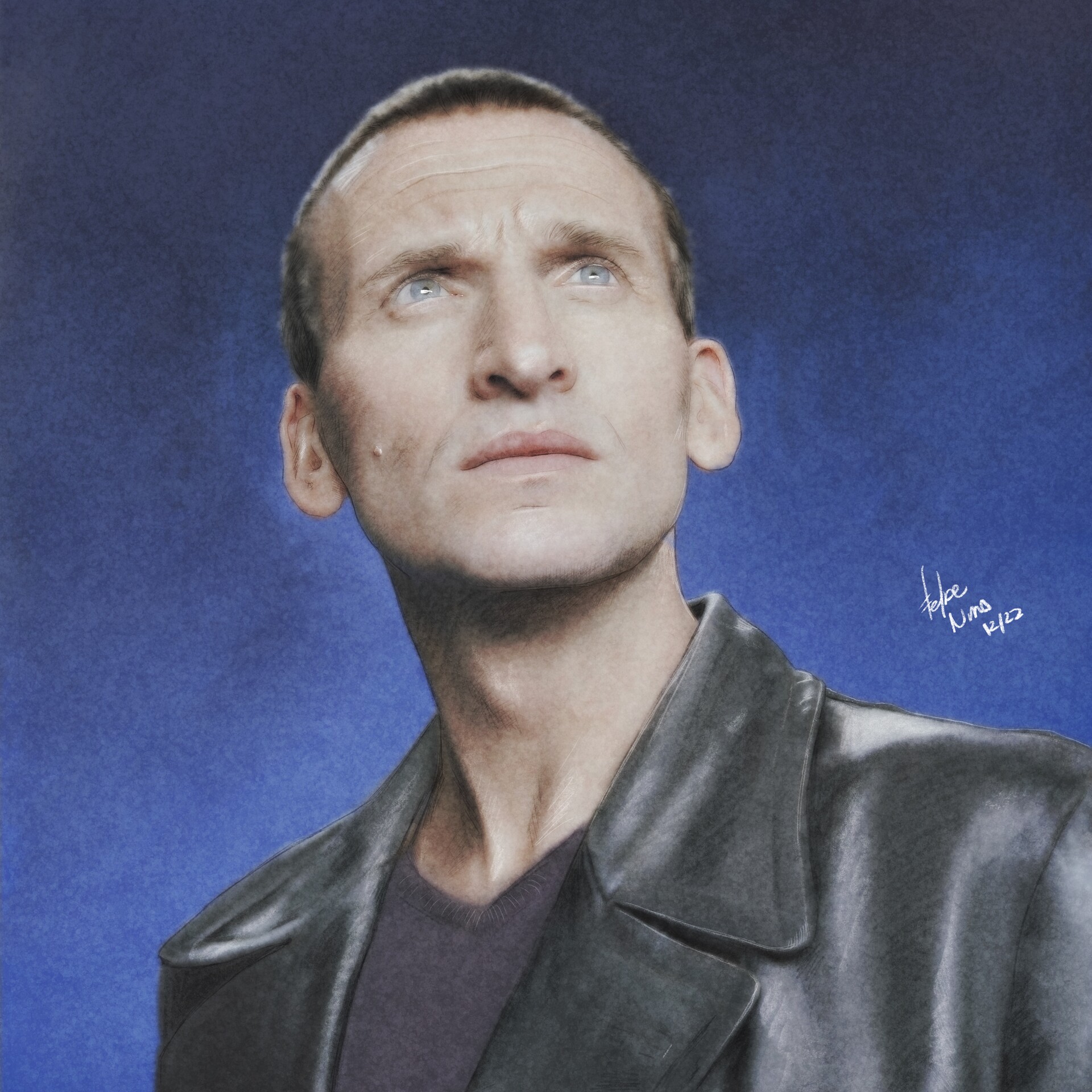 ArtStation - Doctor Who - Christopher Eccleston (9th Doctor)