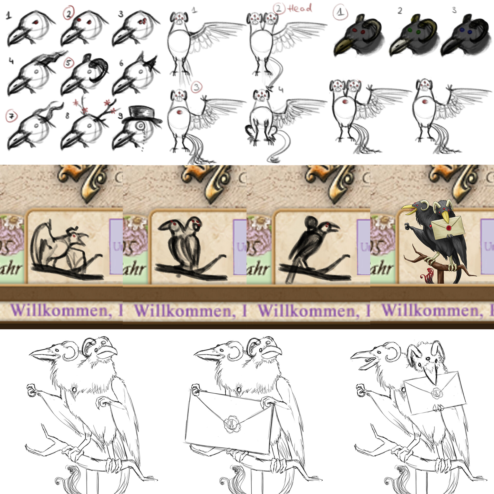 Kira Bodrova - Commission: Messenger-Raven for Reael