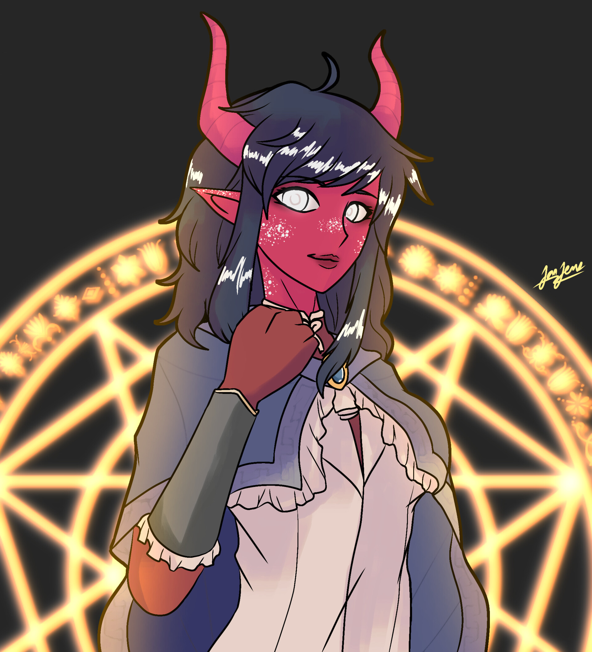 ArtStation - The Sweet but Powerful Tiefling