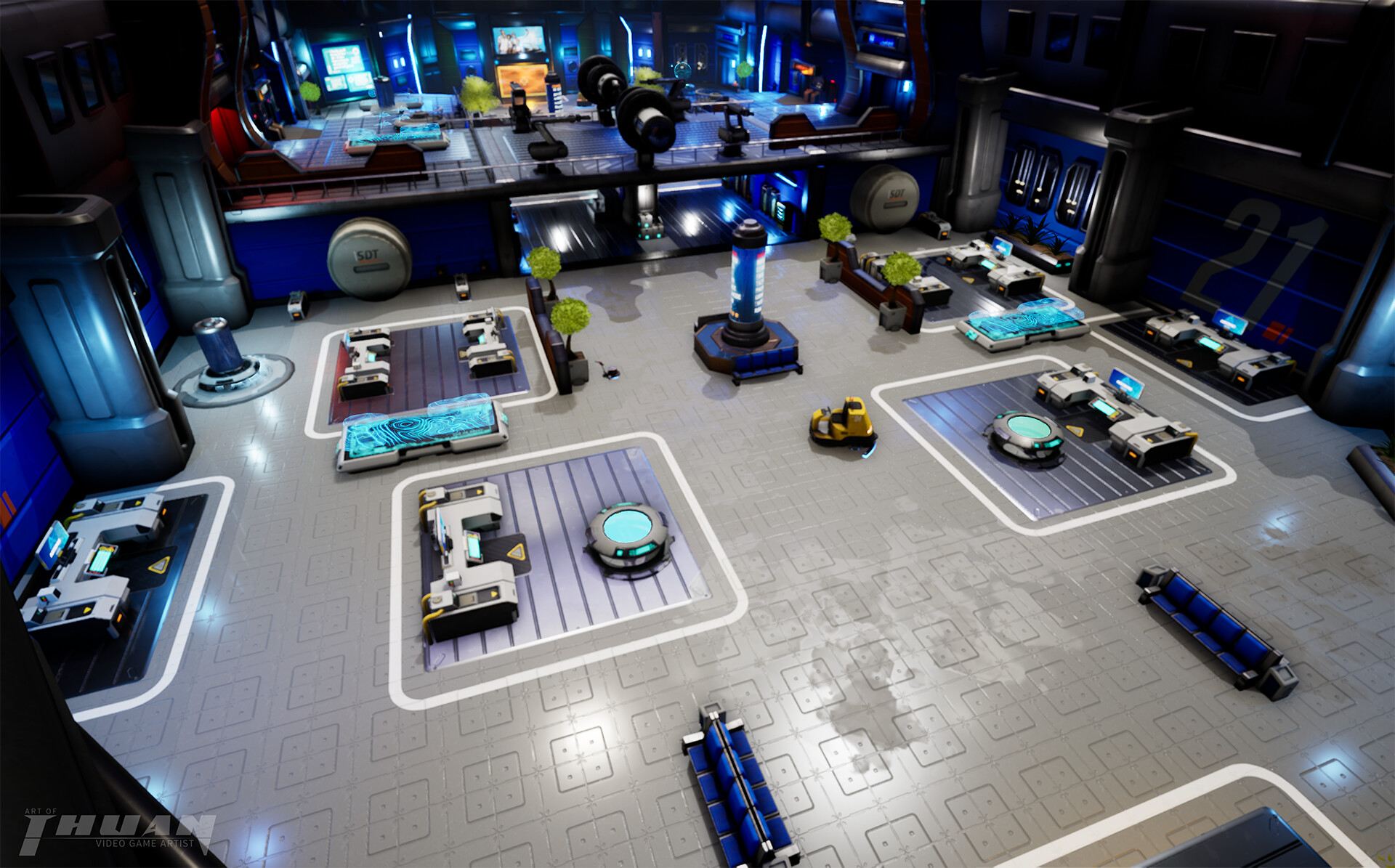 Thuan Ho - Lunar Base 21: Overwatch Fan Map Unreal Engine 5