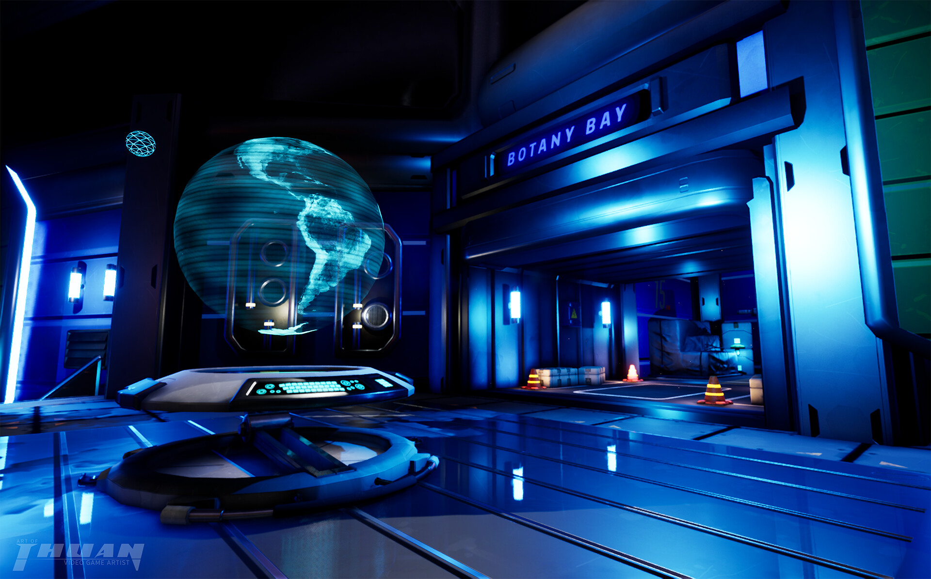 Thuan Ho - Lunar Base 21: Overwatch Fan Map Unreal Engine 5