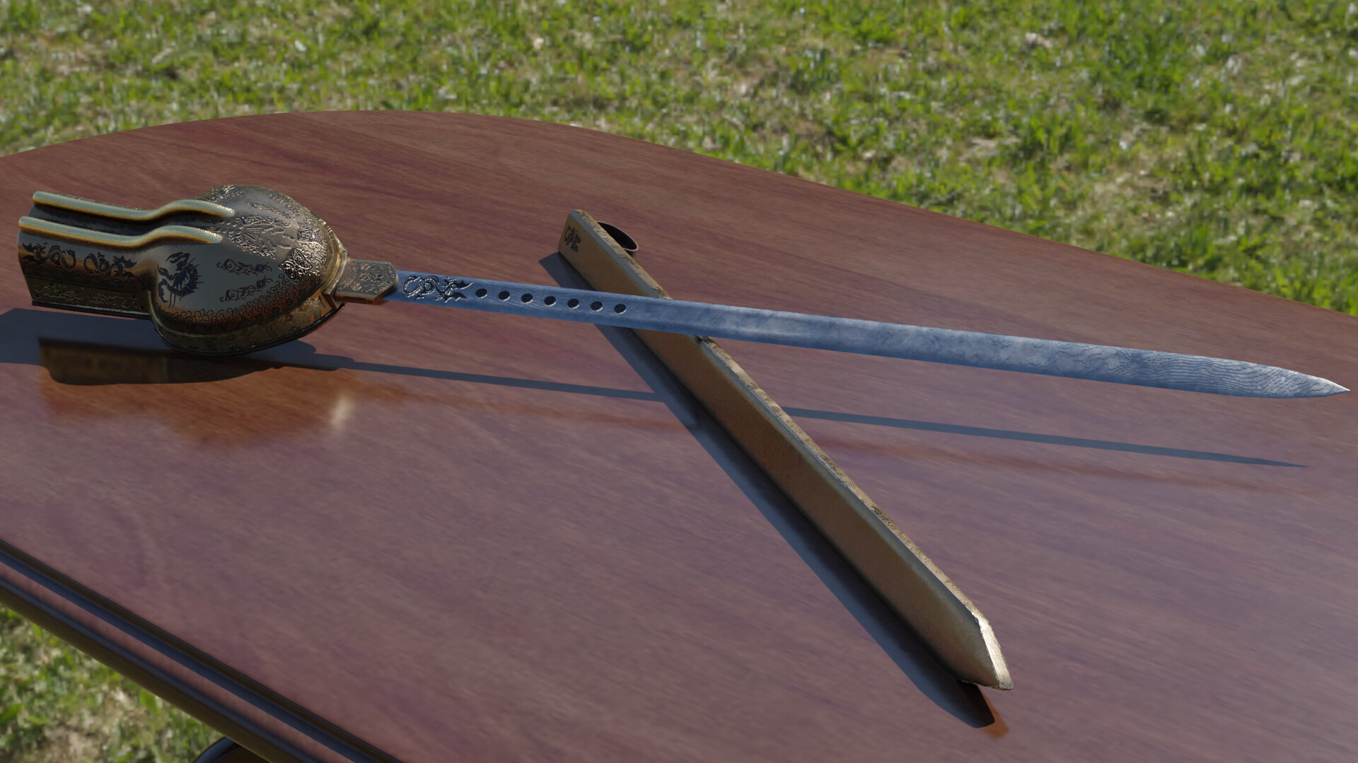 ArtStation - Gauntlet Sword