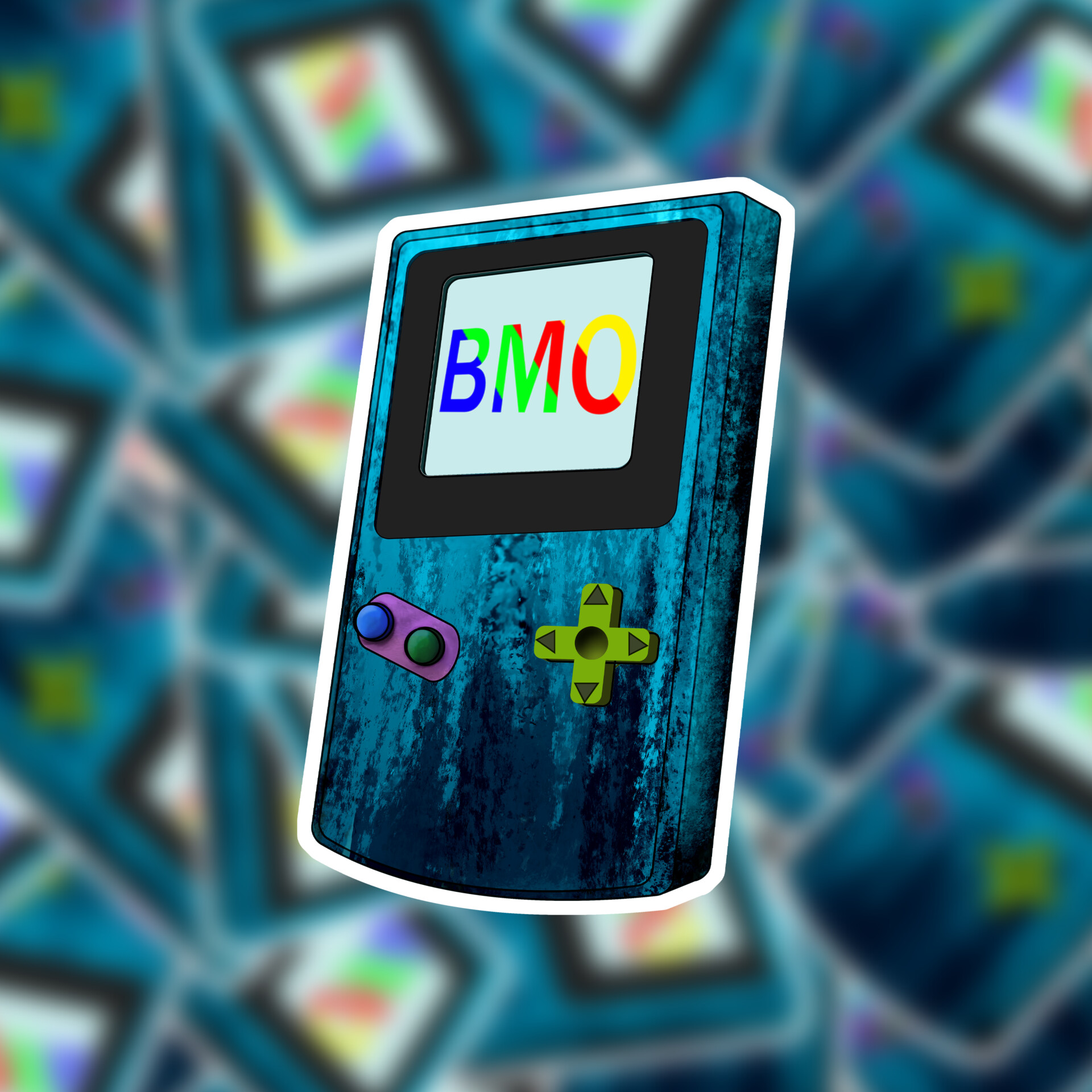 ArtStation - BMO sticker design