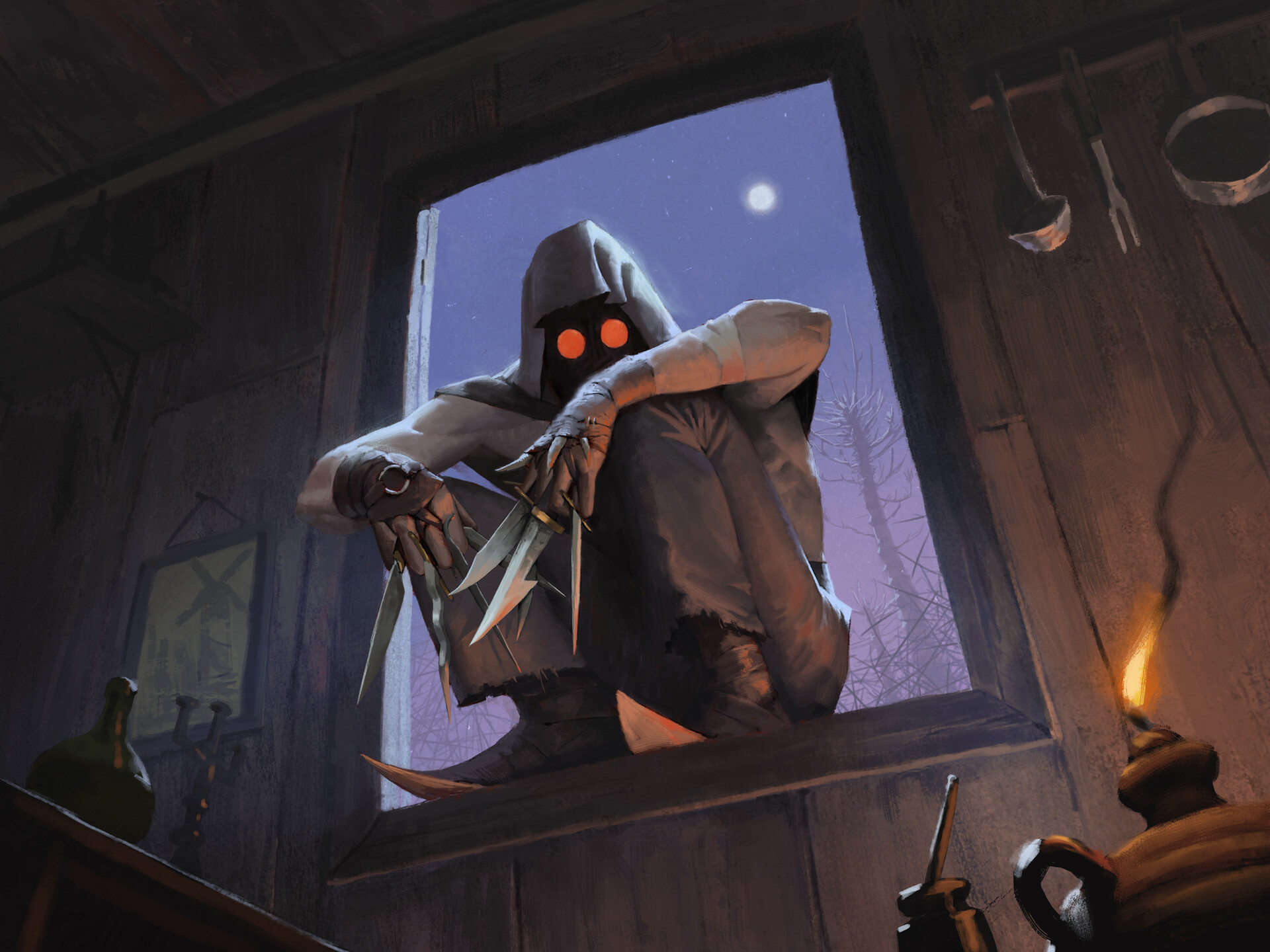 Knives Out by Henrique Lindner : r/ImaginaryAssassins