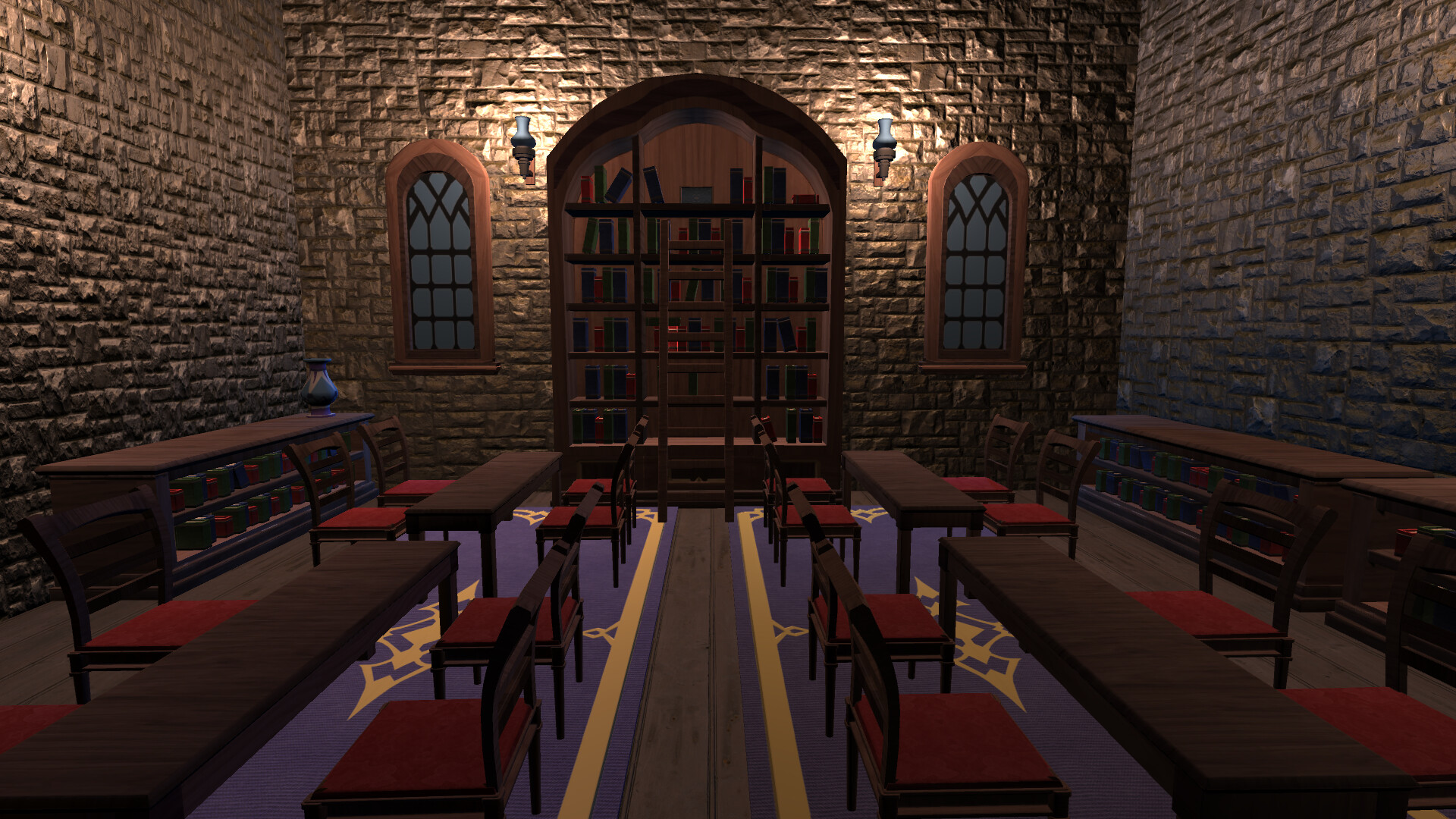 ArtStation - Genshin Impact inspired 3D Library