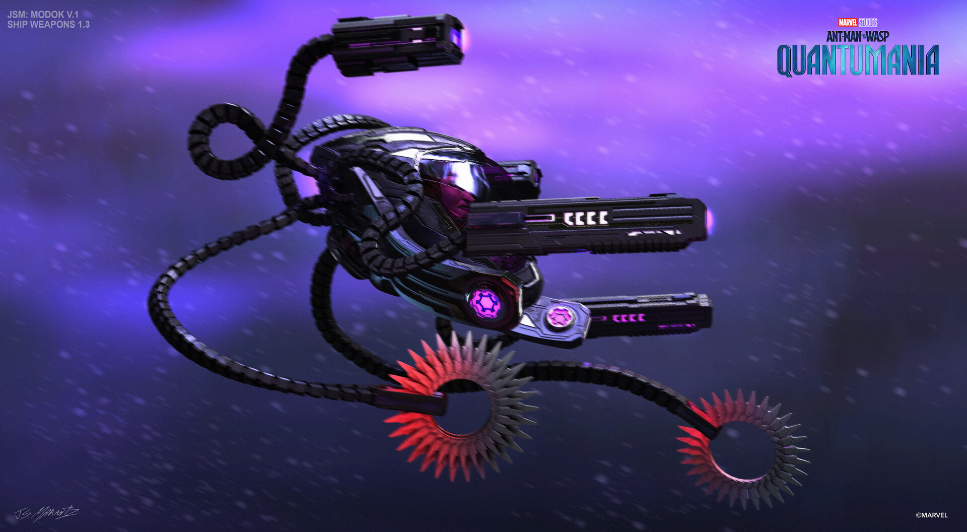 Jerad S. Marantz - Quamtumania: Modok Ship concept