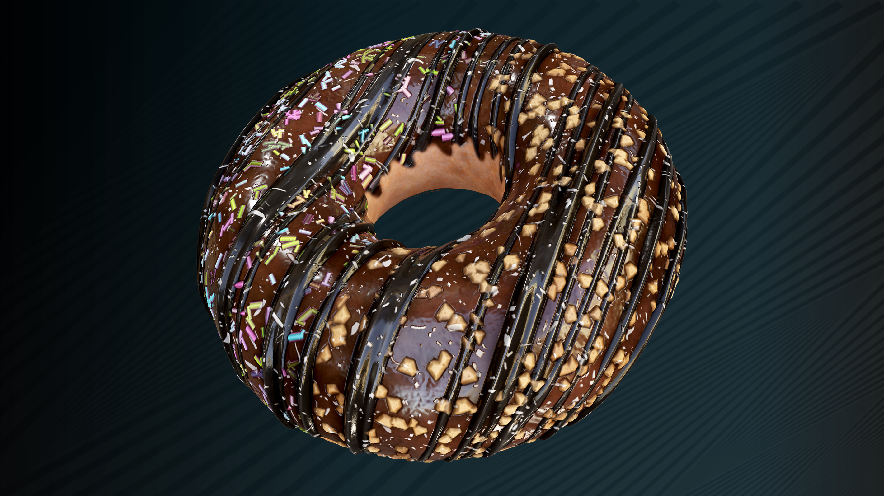 mehdi shahraki - 20 Doughnut Material ( PBR Textures + SBSAR File + SBS ...