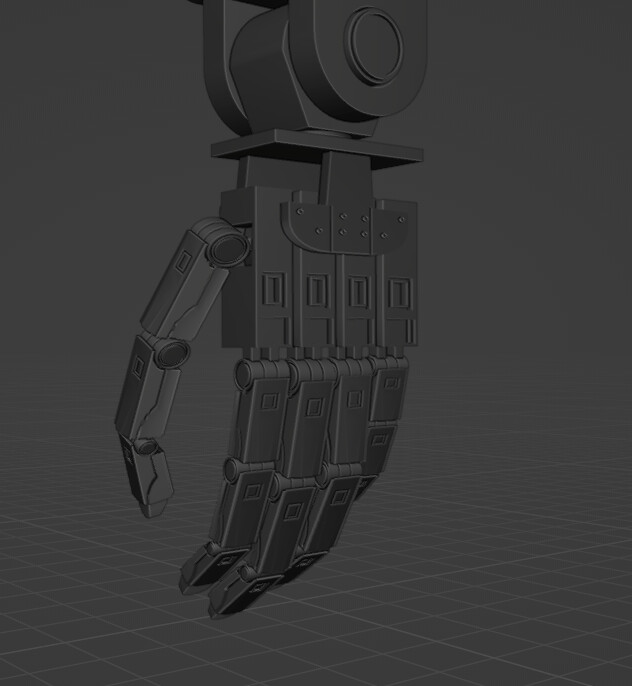 ArtStation - Mechanic Hand (prototype)