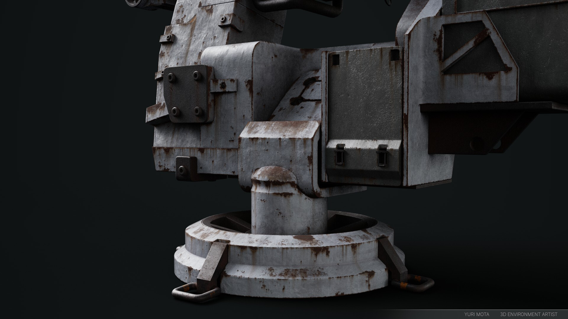 Yuri Mota - Turret - Game Ready Asset