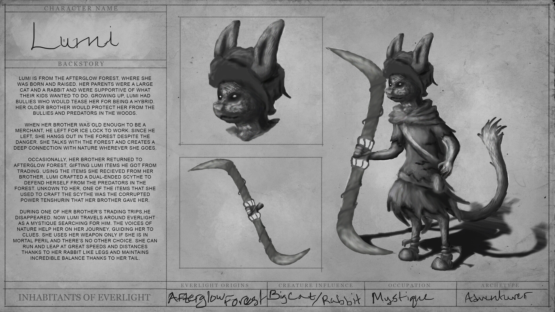 ArtStation - Lumi Character Design