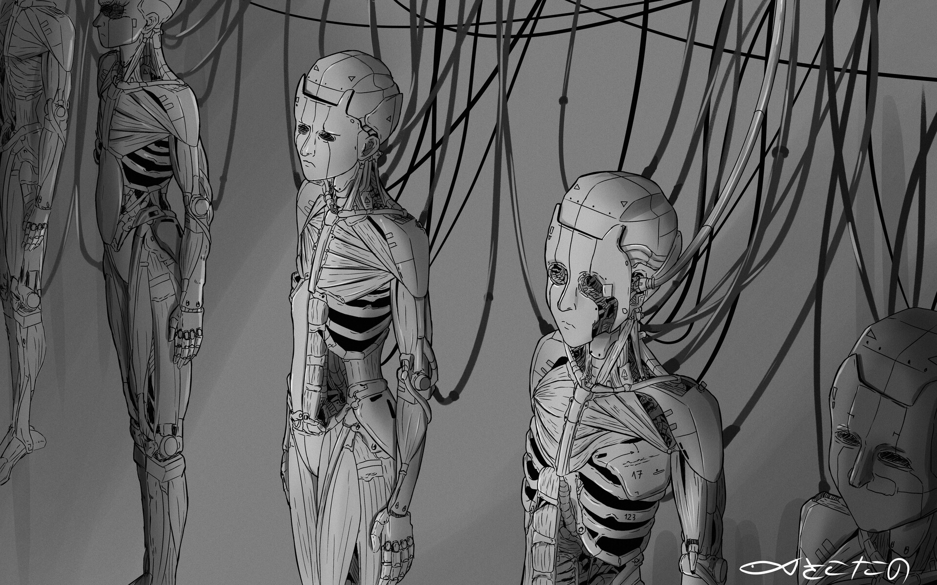 ArtStation - Making of a cyborg