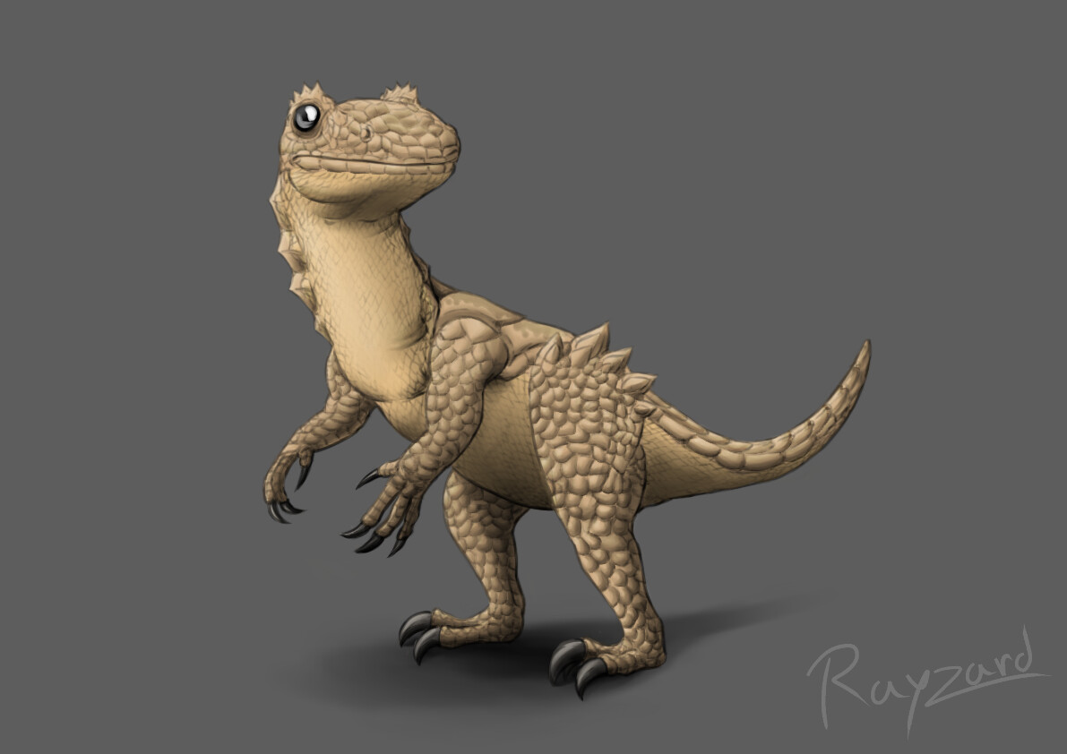 Baptiste Morin - Reptilian mount