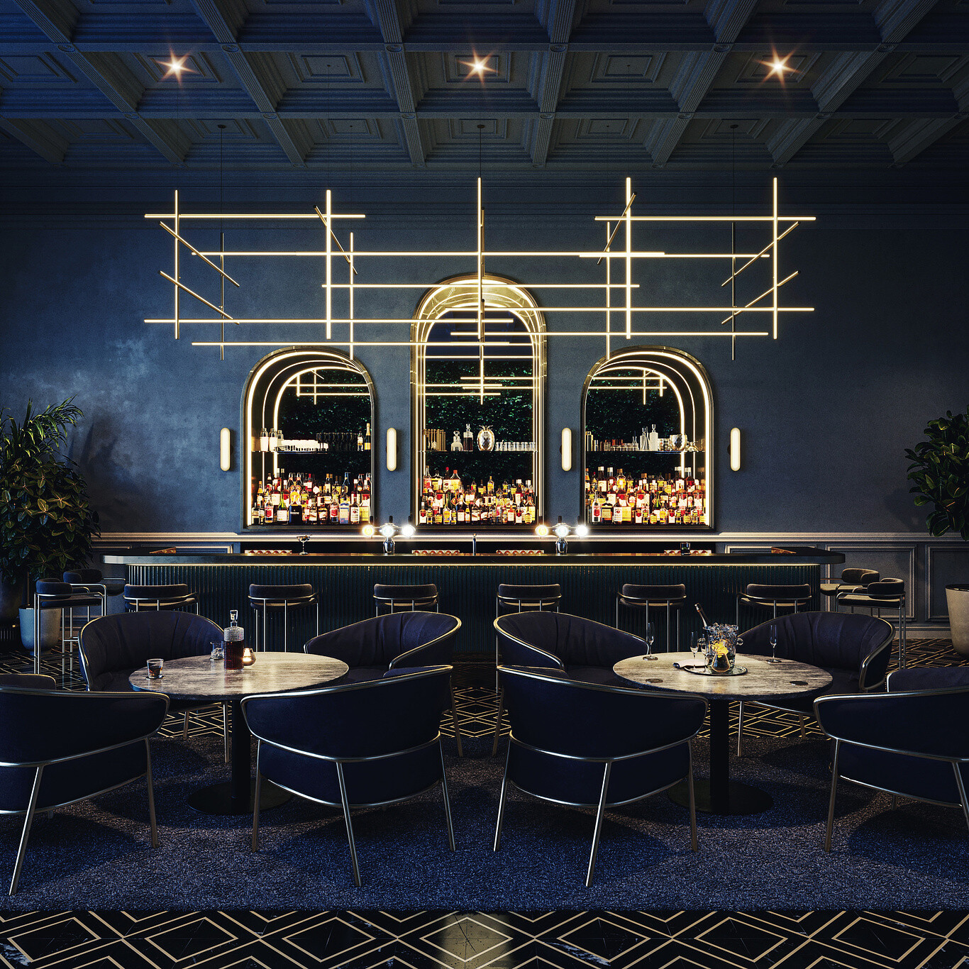 ArtStation - Blue Bar