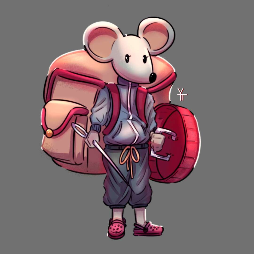 ArtStation - A Mice from Mausritter - RPG