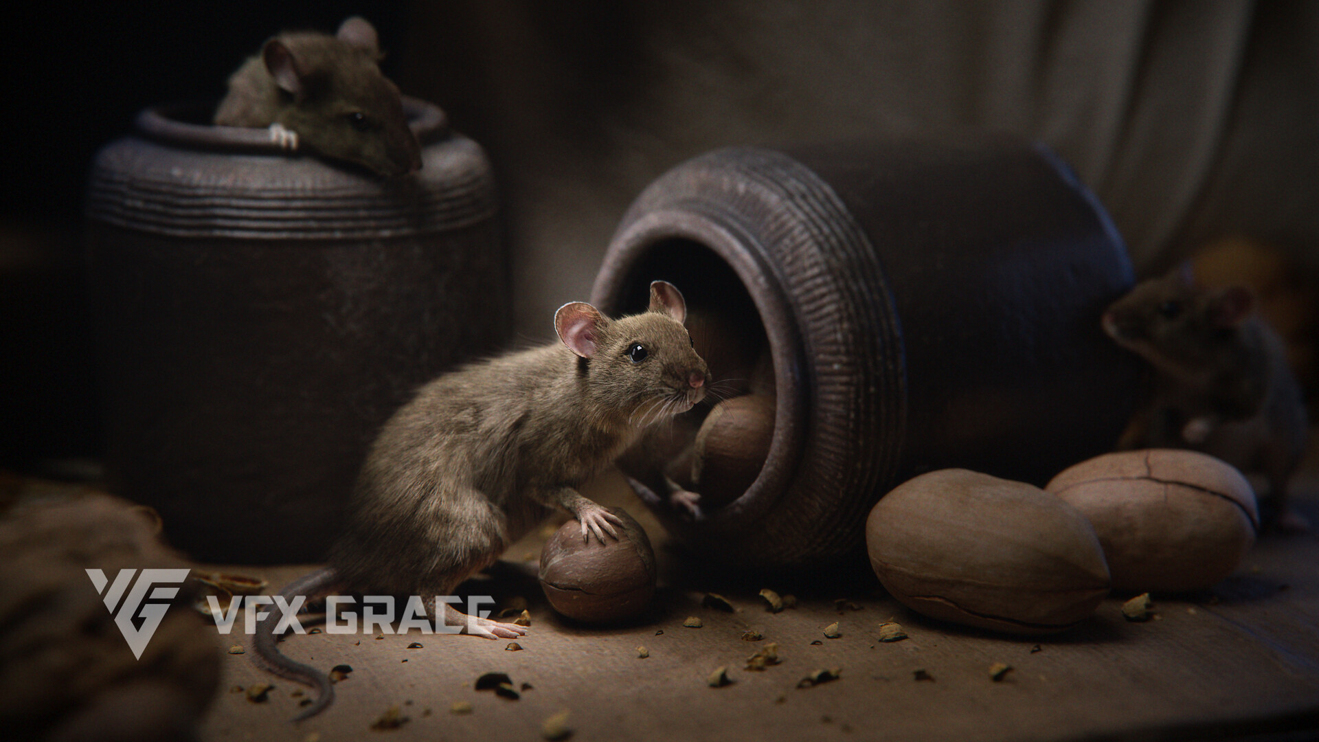 ArtStation - Rat(Mouse) Animated | VFX Grace