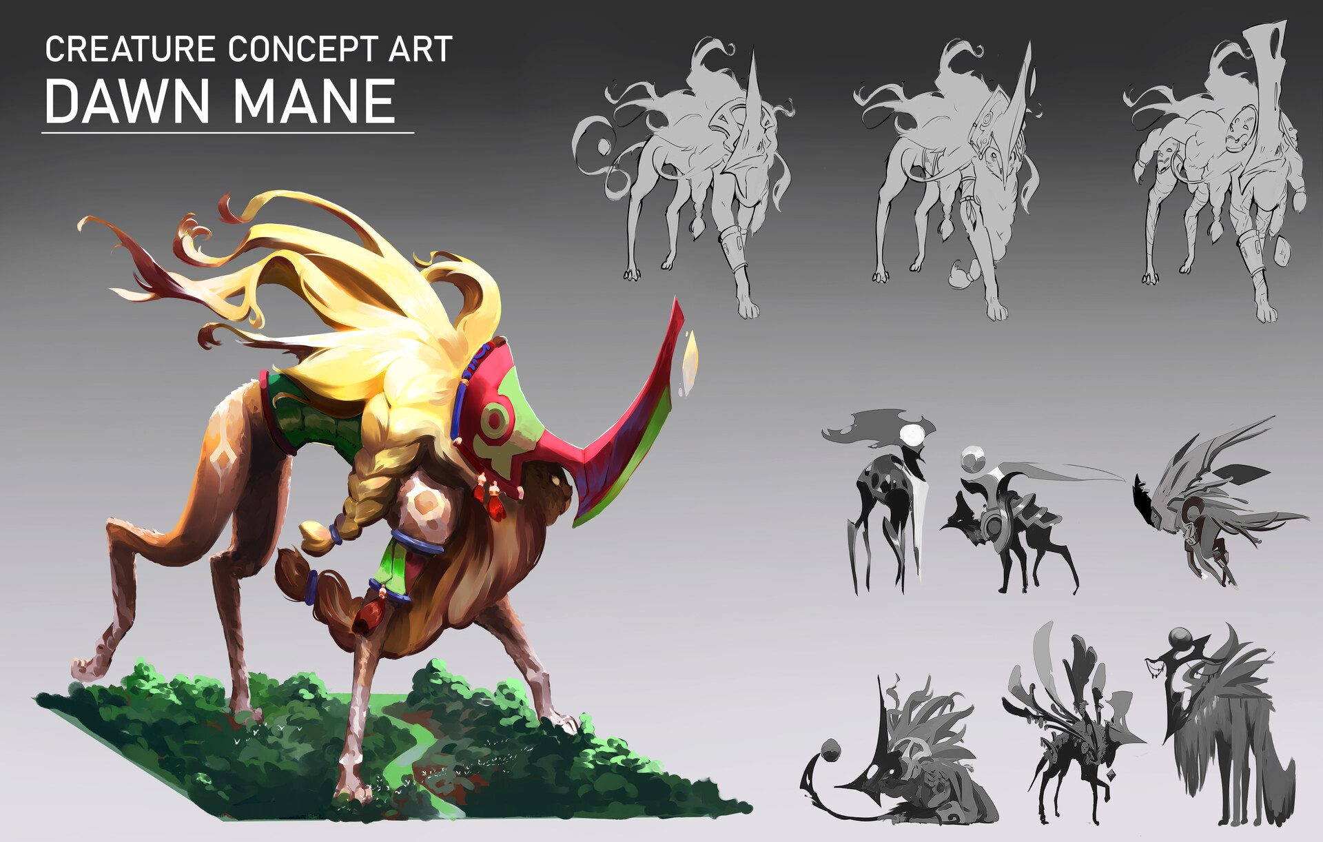 ArtStation - Dawn Mane, Creature Concept Art