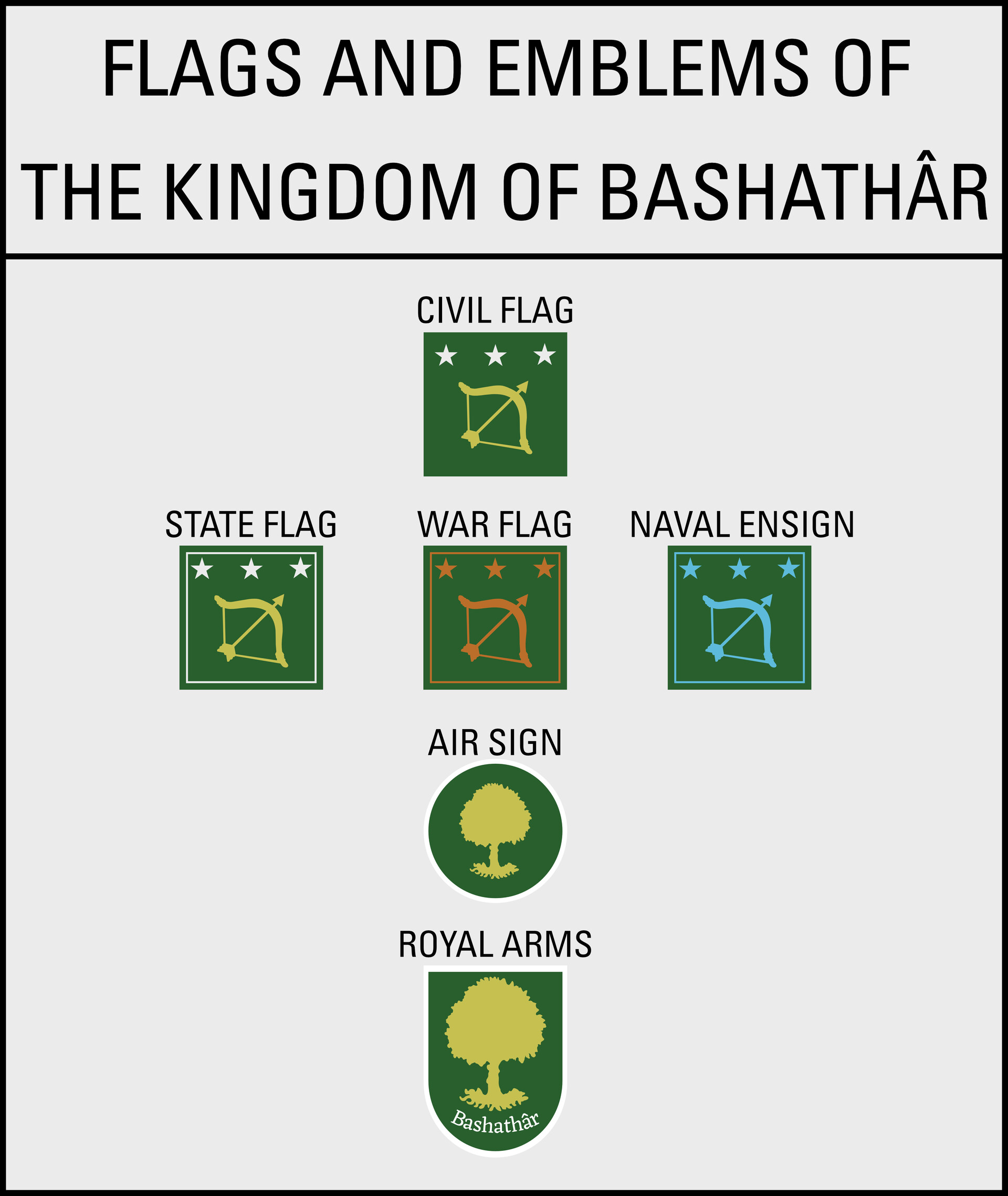 ArtStation - Flags and Emblems of the Kingdom of Bashathar