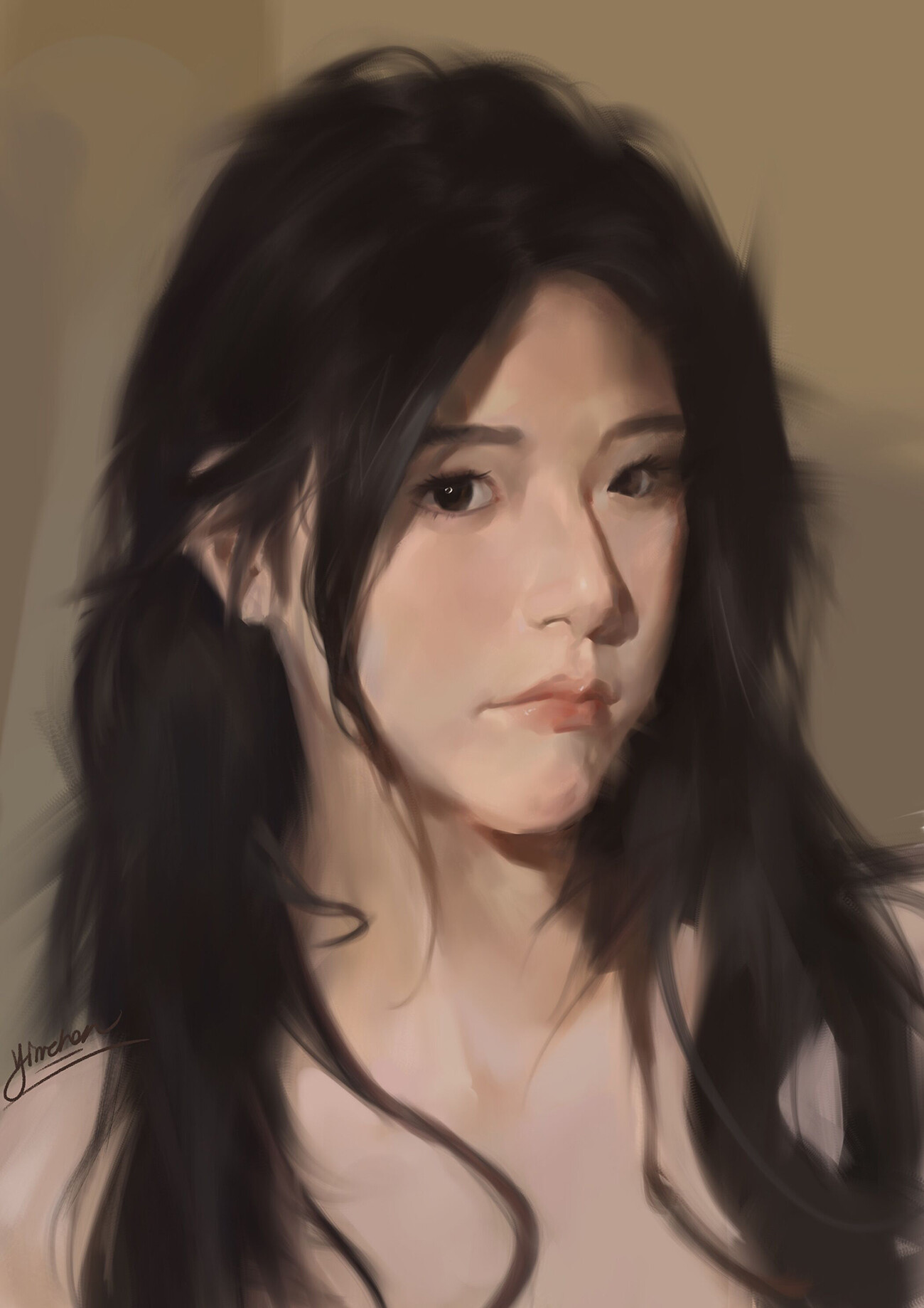 ArtStation - A girl's portrait