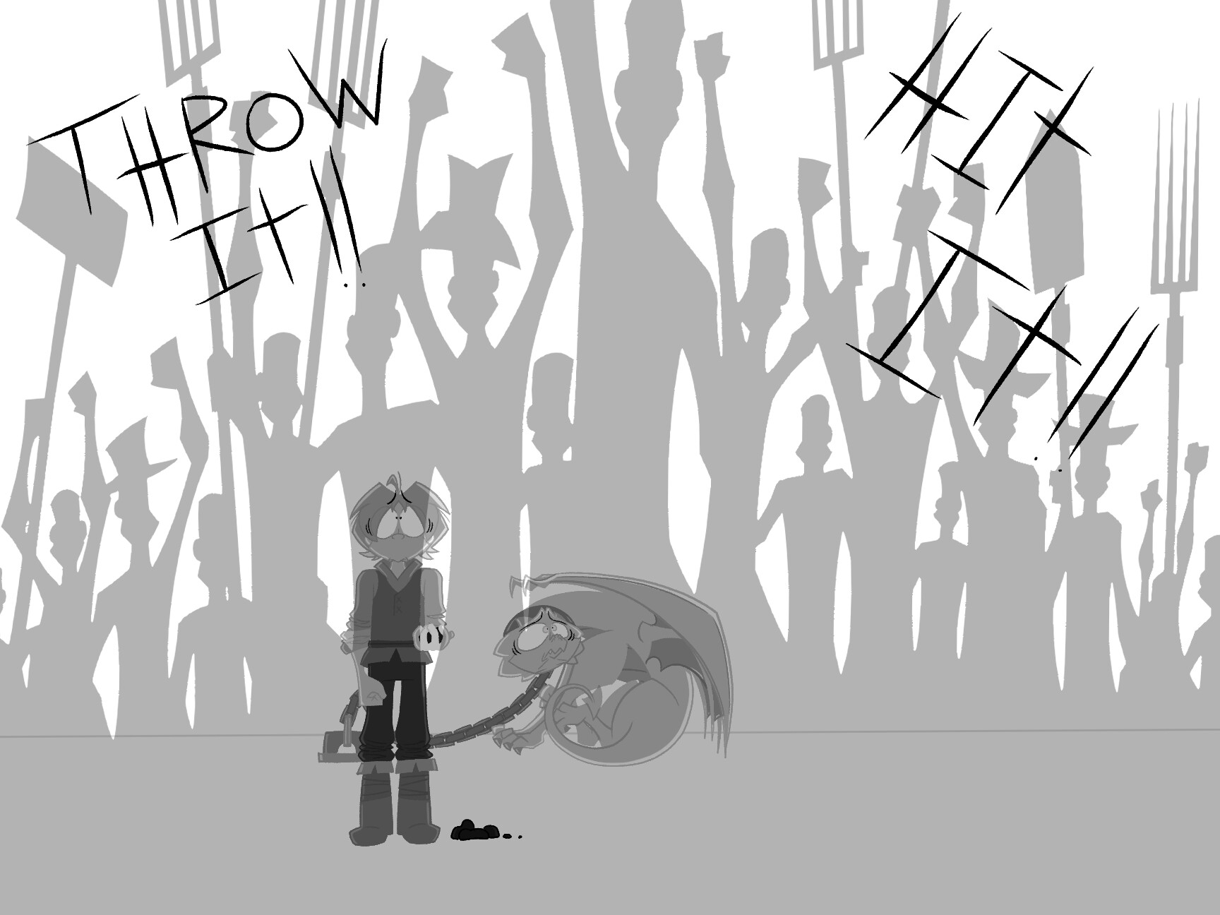 ArtStation - Basic Design 2D Foundations, Propaganda Art Assignment 2