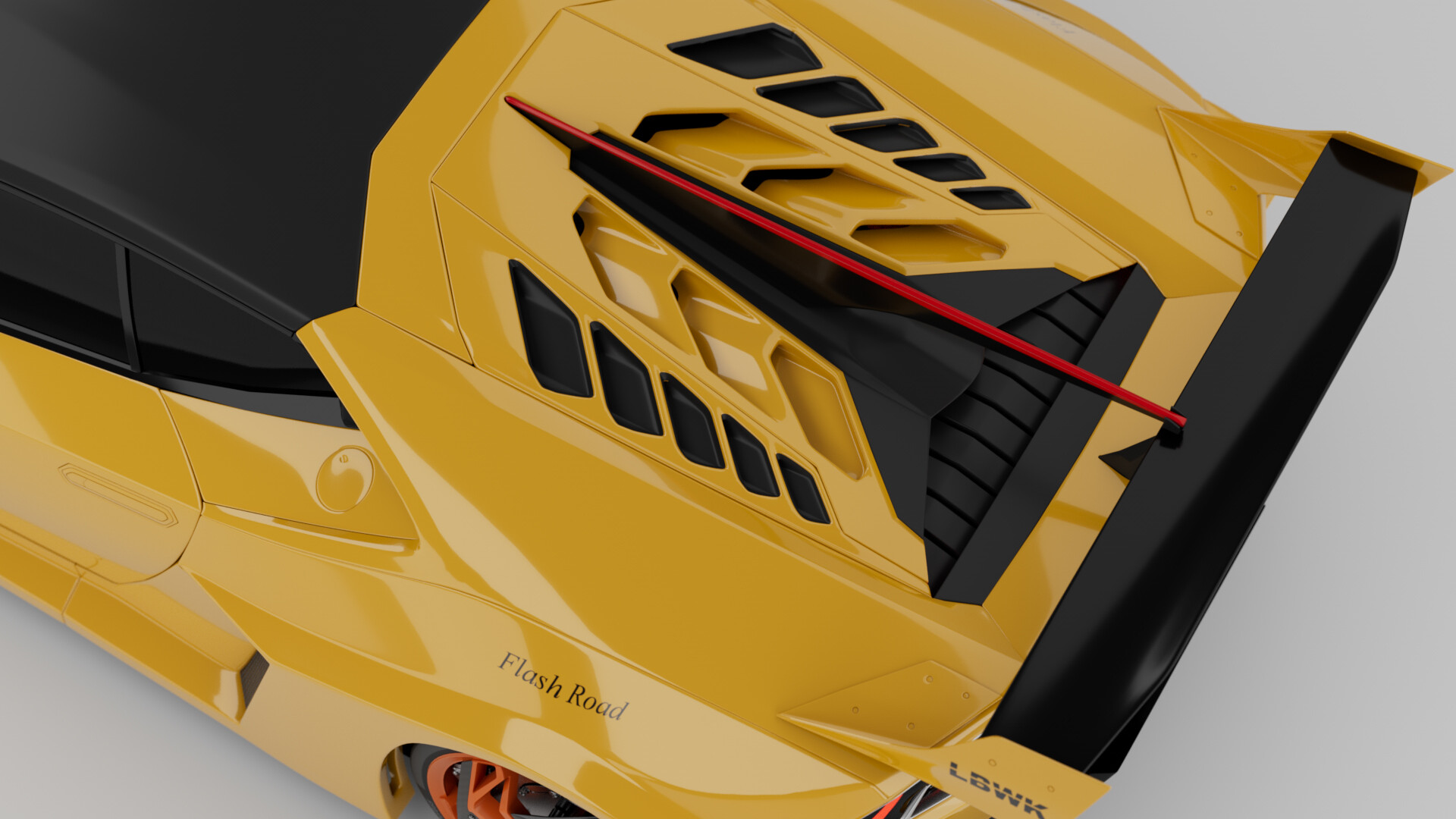 Ehsan Tabasi - Lamborghini 3D Car Modeling & Texturing in C4D