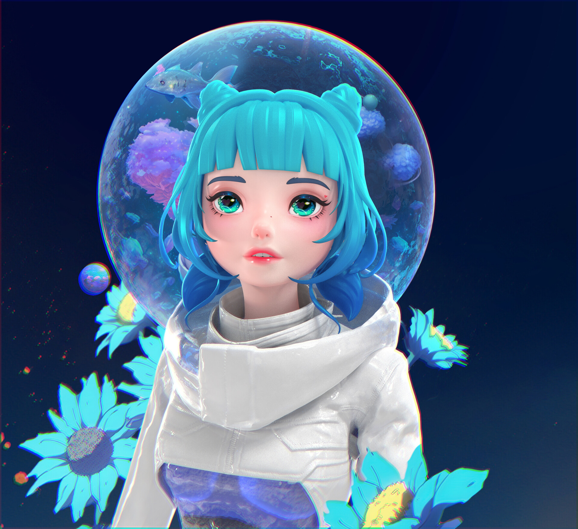 ArtStation - Space Girl