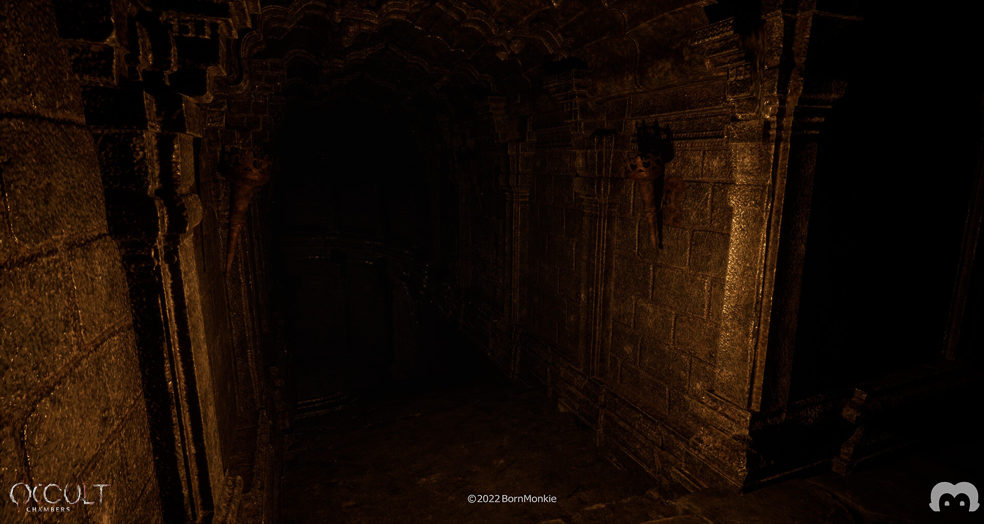 BornMonkie - Occult Chambers- Environment design and layout