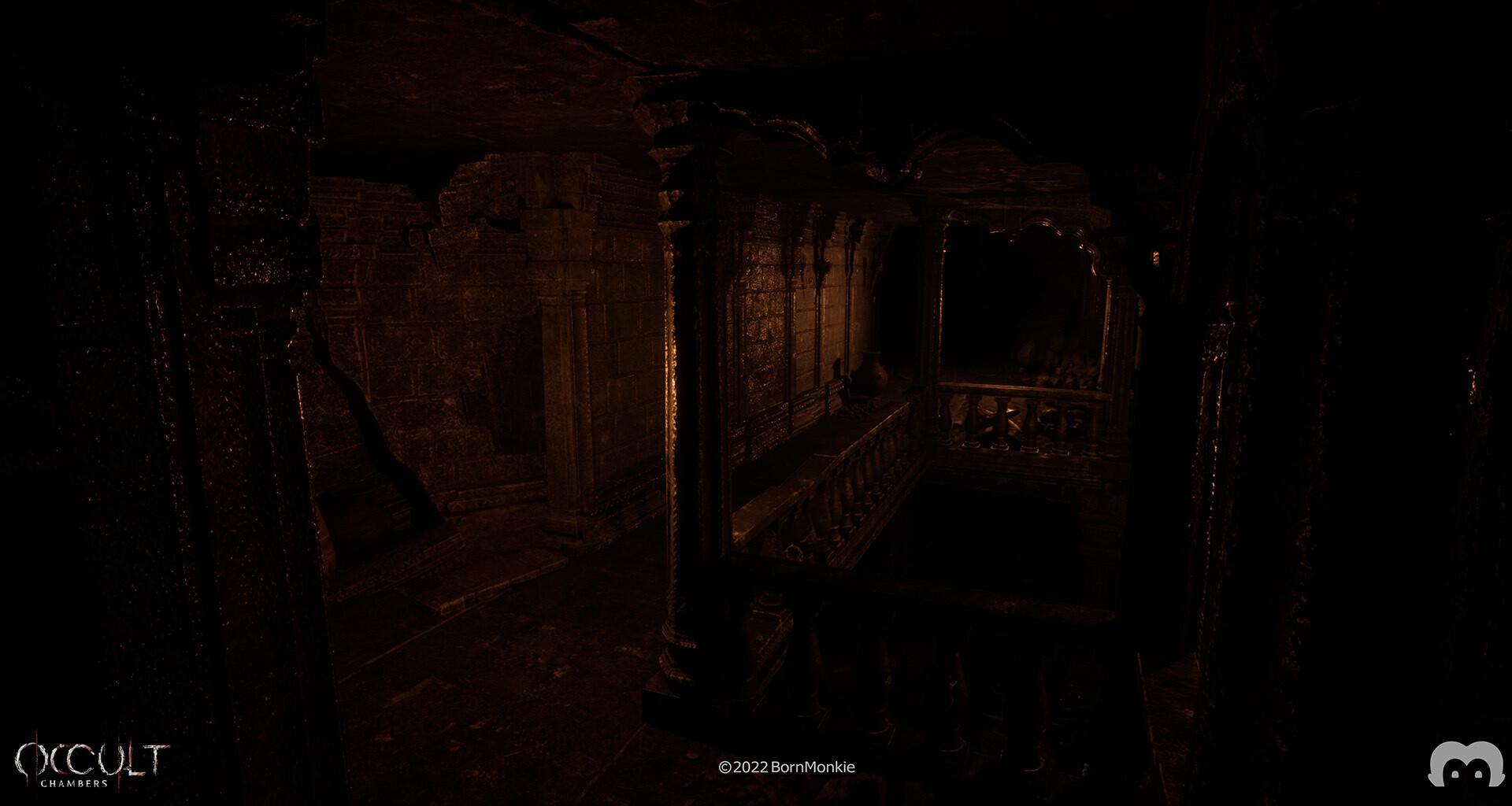 BornMonkie - Occult Chambers- Environment design and layout