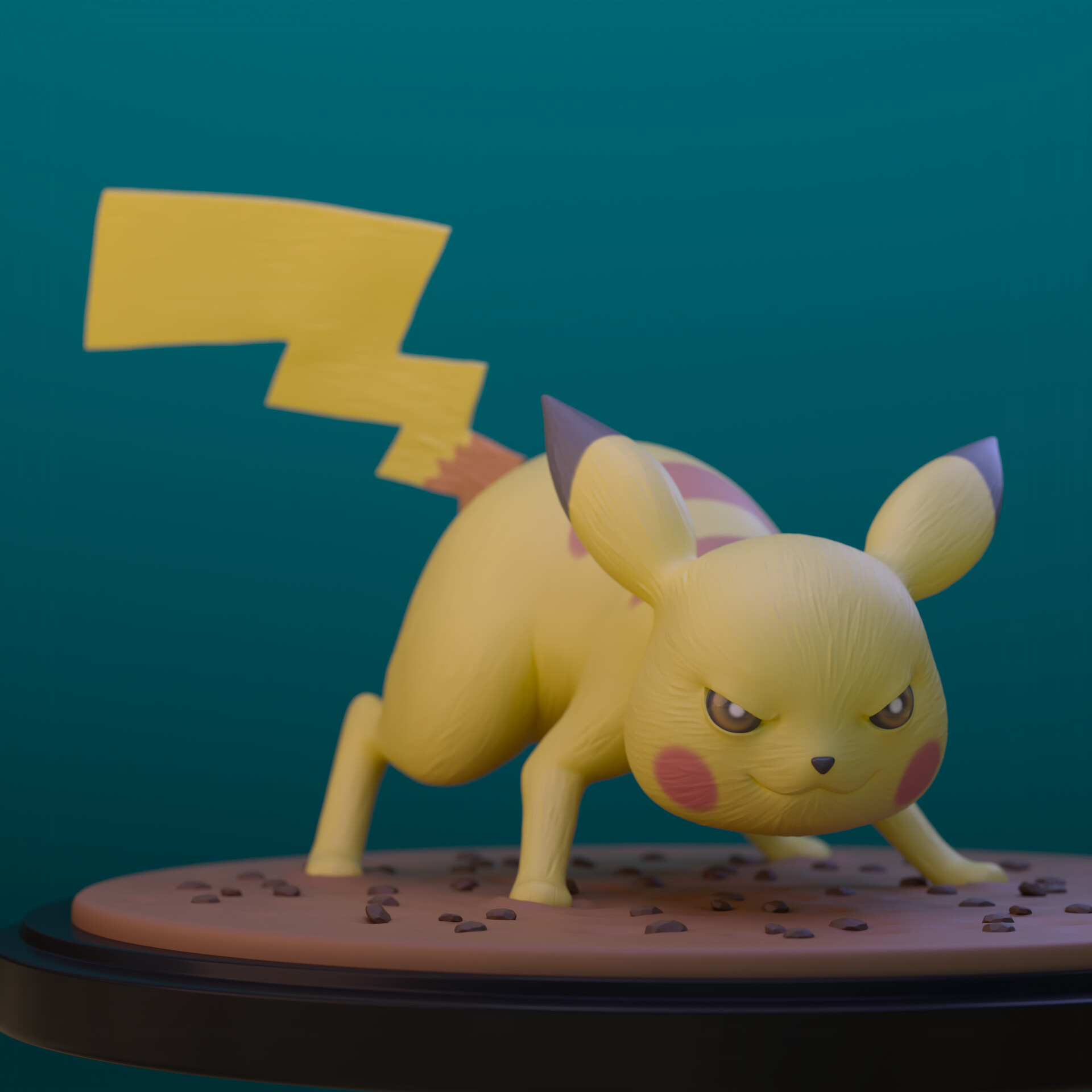 ArtStation - PIKACHU - POKEMON