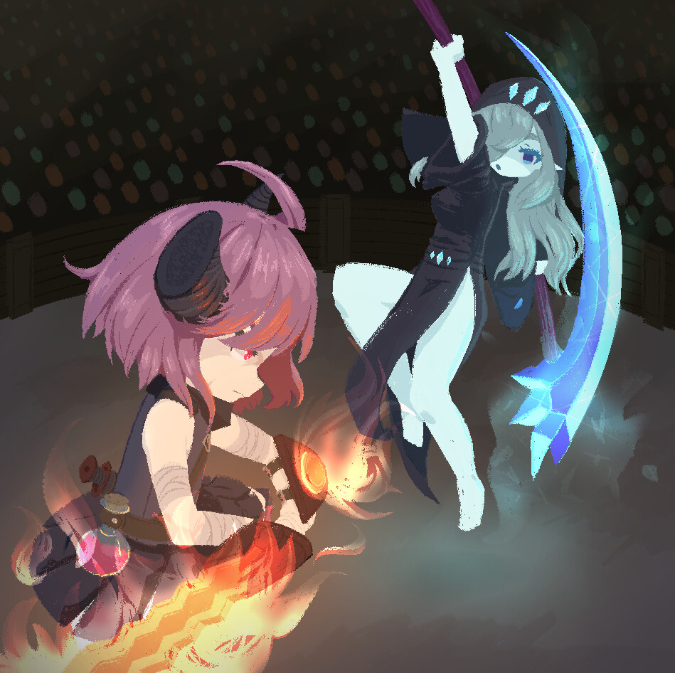 Artstation Alina Vs The Ice Reaper Alina Of The Arena