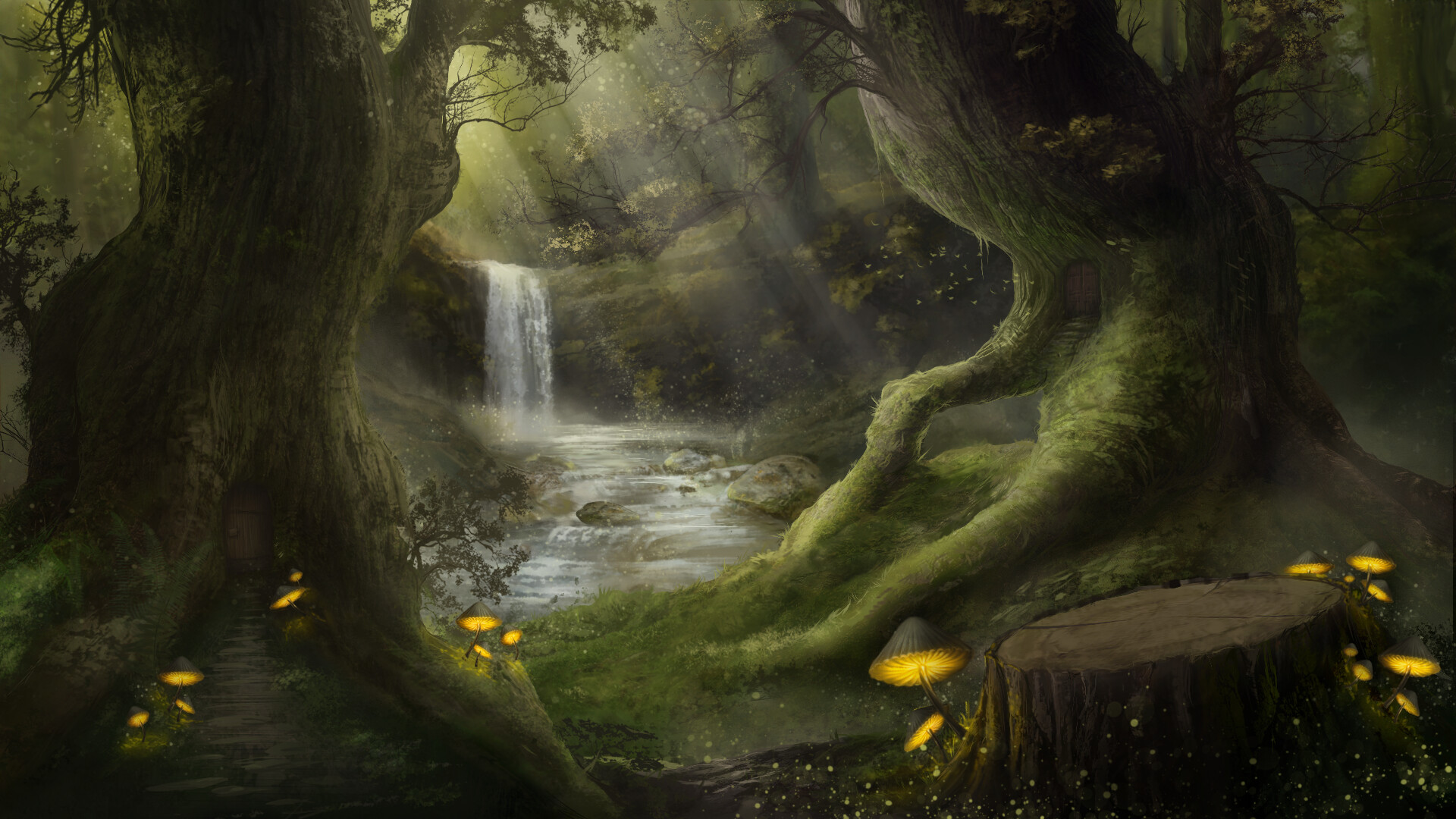 ArtStation - Forest sanctuary