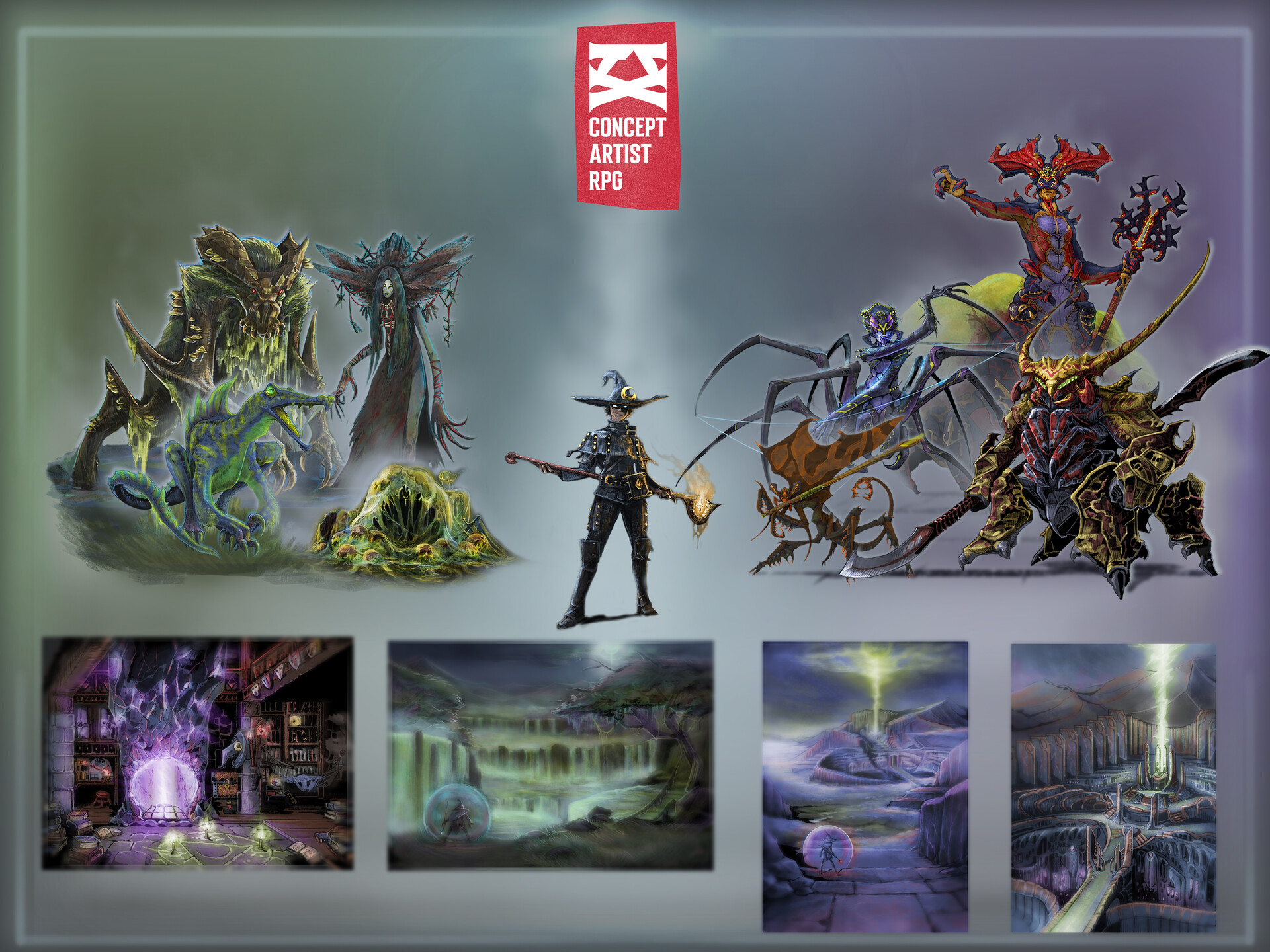 ArtStation - Concept Artist RPG. Final Slide