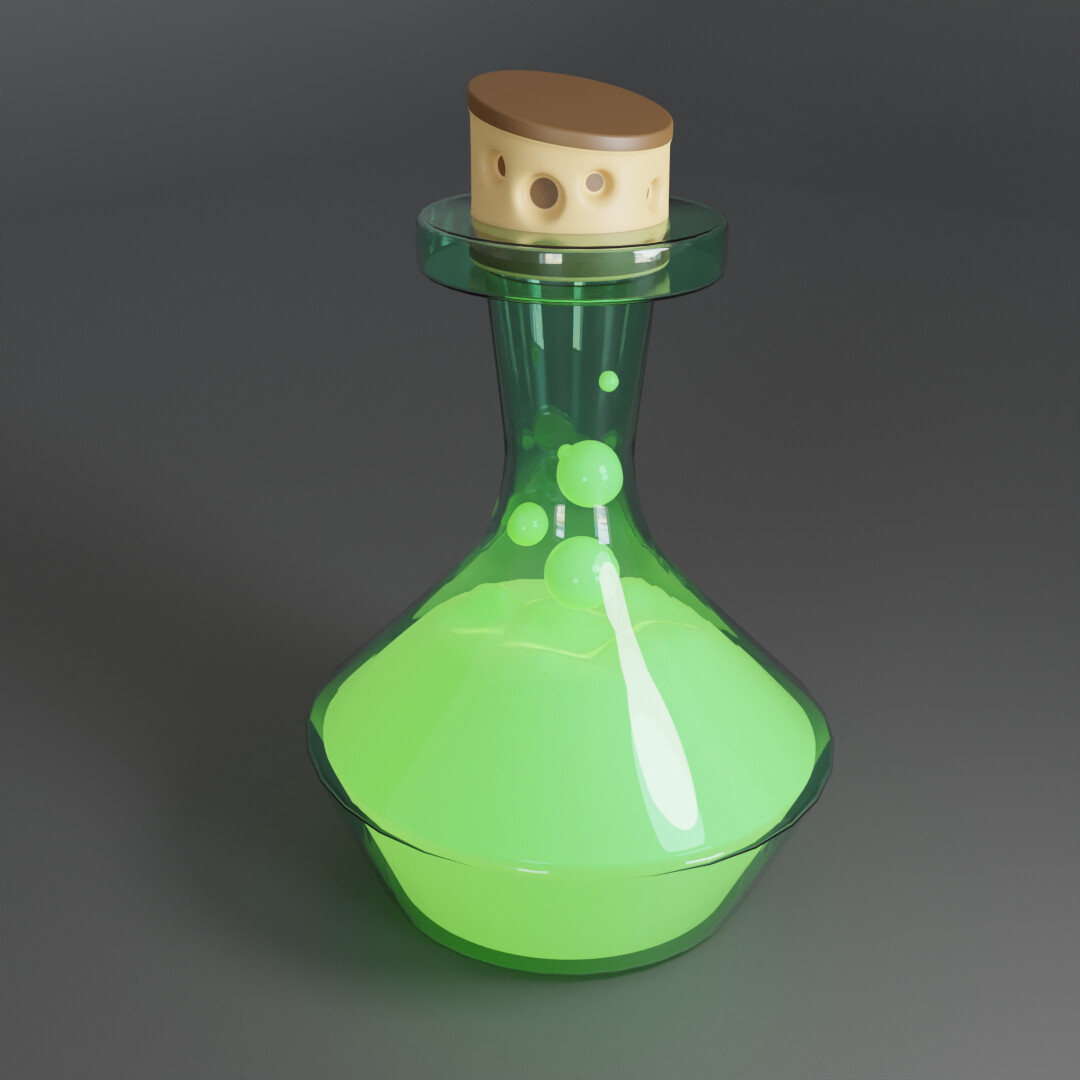 ArtStation - Potion Bottle Game Asset