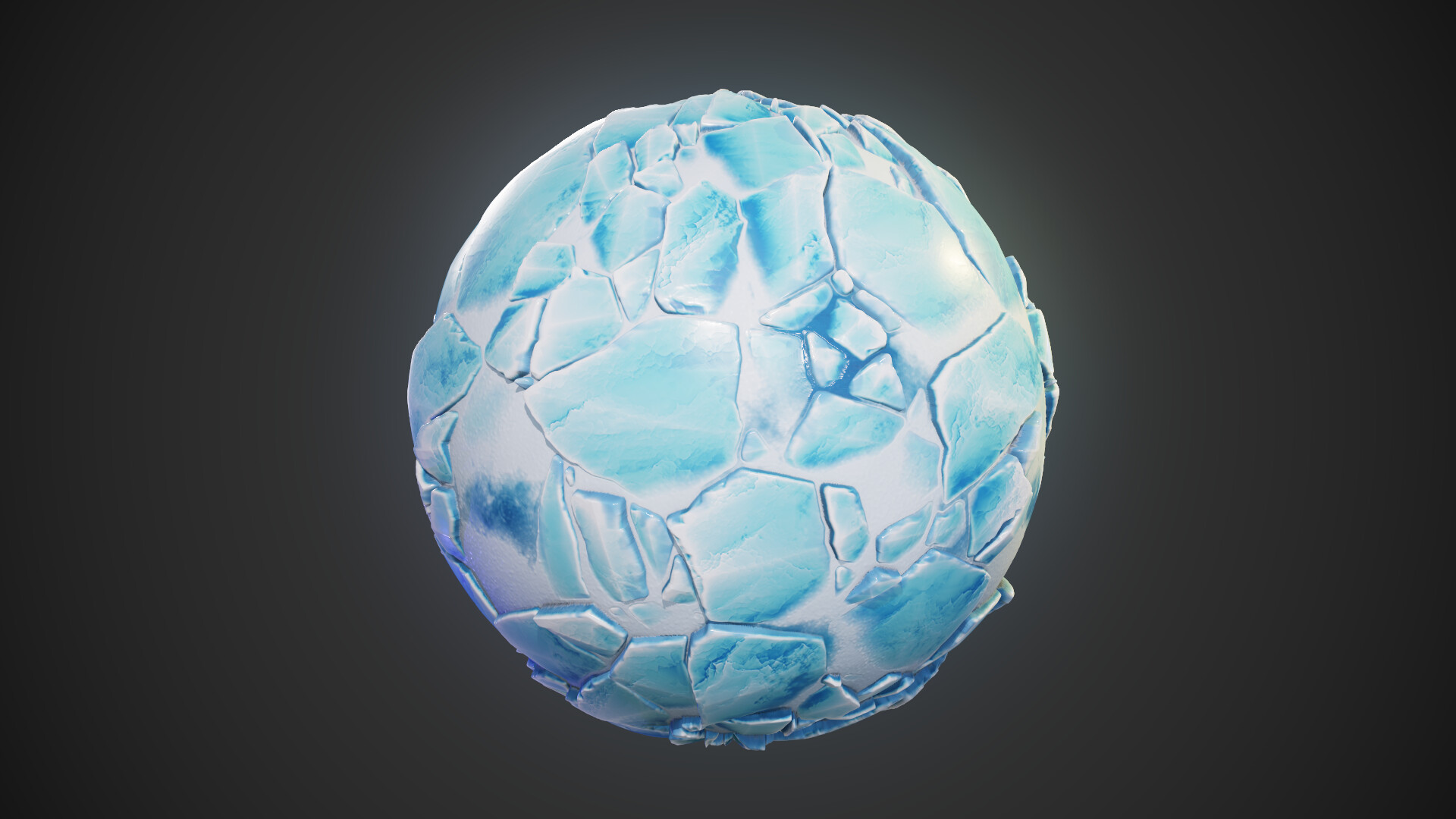 ArtStation - Stylized ice surface