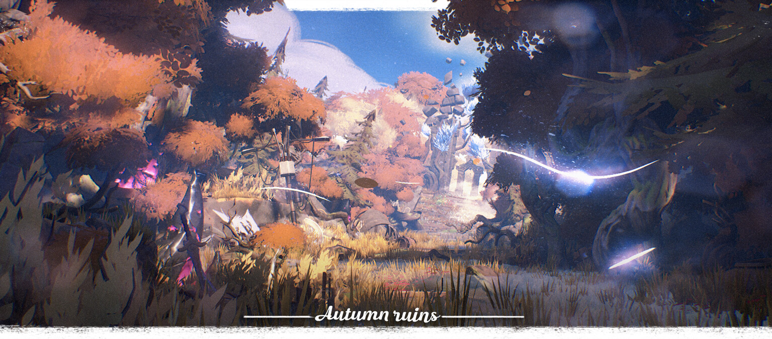 ArtStation - Autumn ruins
