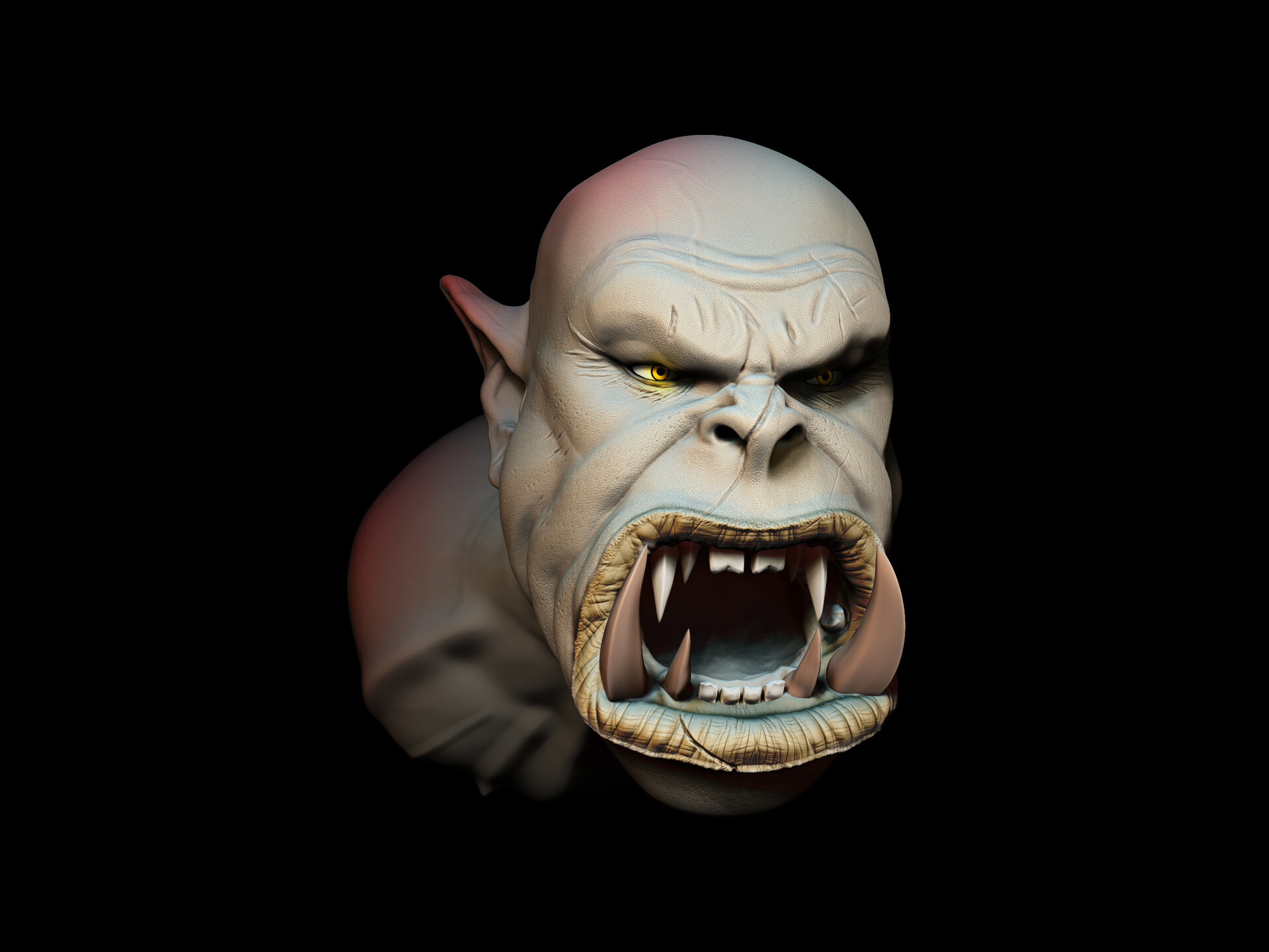 ArtStation - Orc scream