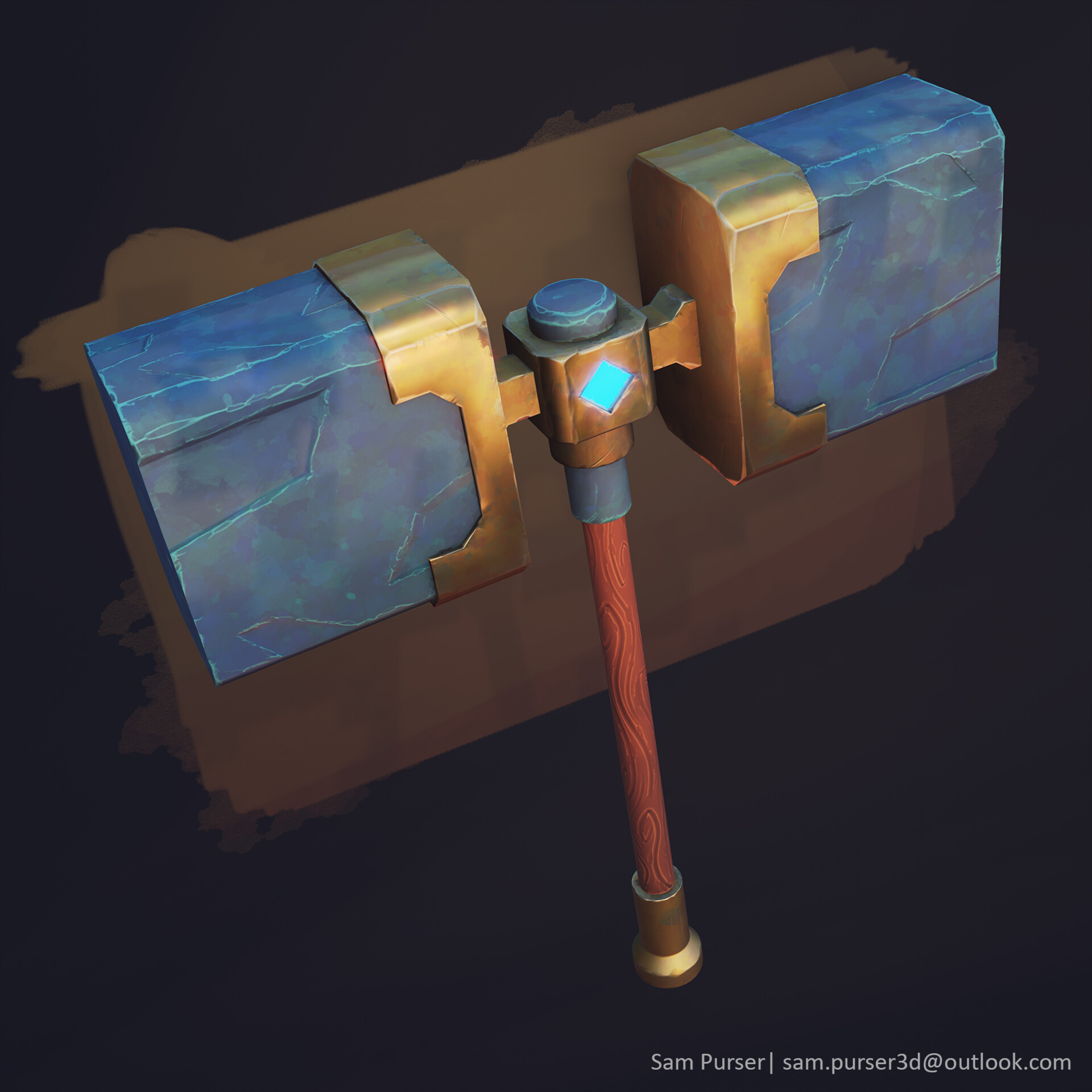 ArtStation - Stylised Hammer