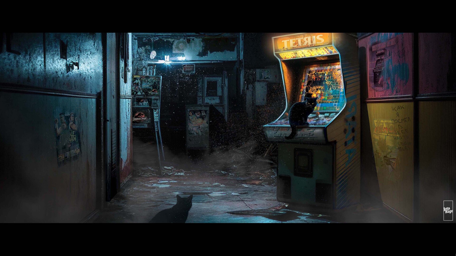 ArtStation - Arcade Cat Club (90's)