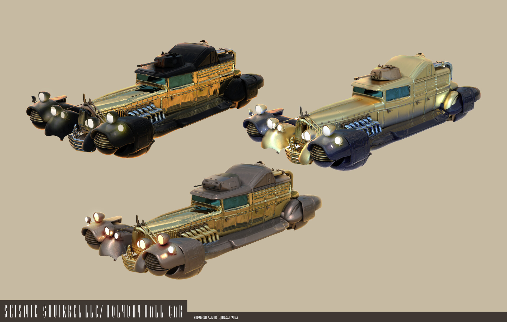 Jean Paul fiction - Aether&Iron: Hollyday hover car