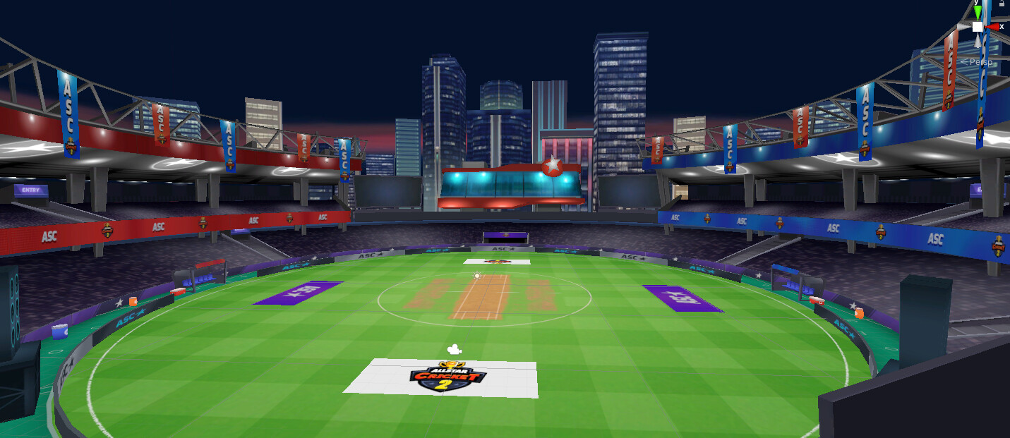 ArtStation - All Star Games Cricket Stadium S