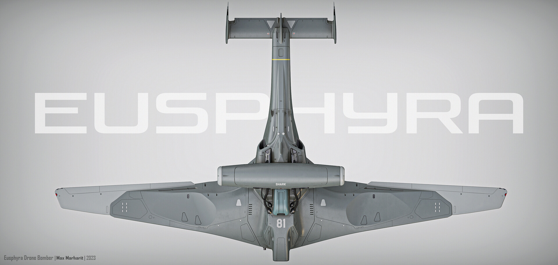 Max Marharit - 3D Concept Designer - Eusphyra Drone Bomber