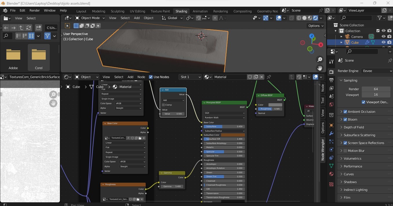 ArtStation - assets jogos (tijolos cenário)
