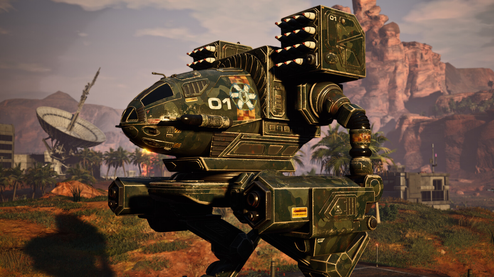 timberwolf mech wallpaper