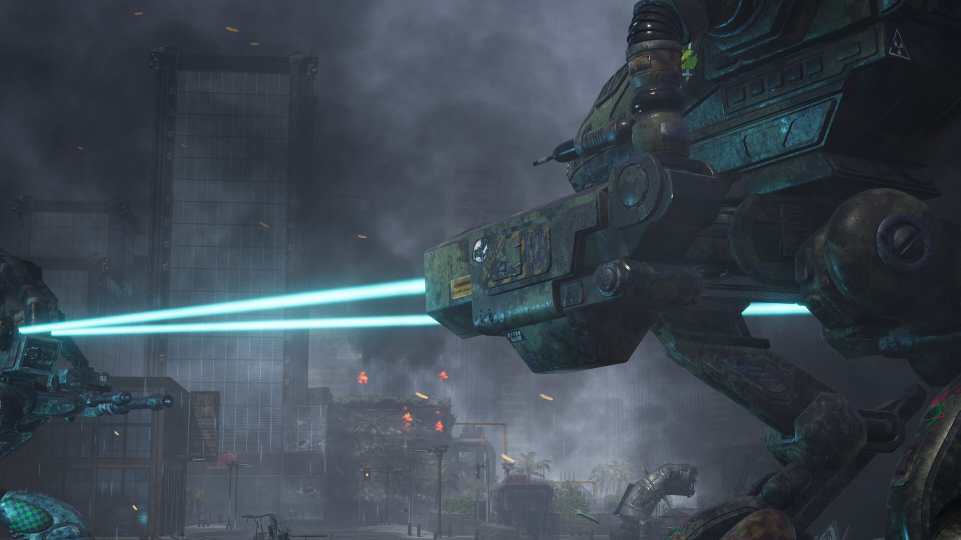 timberwolf mech wallpaper