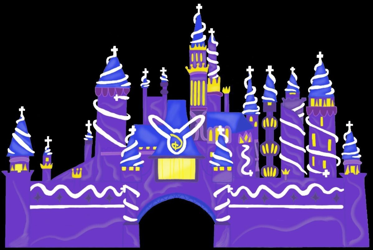 ArtStation - disney castle of disney plus