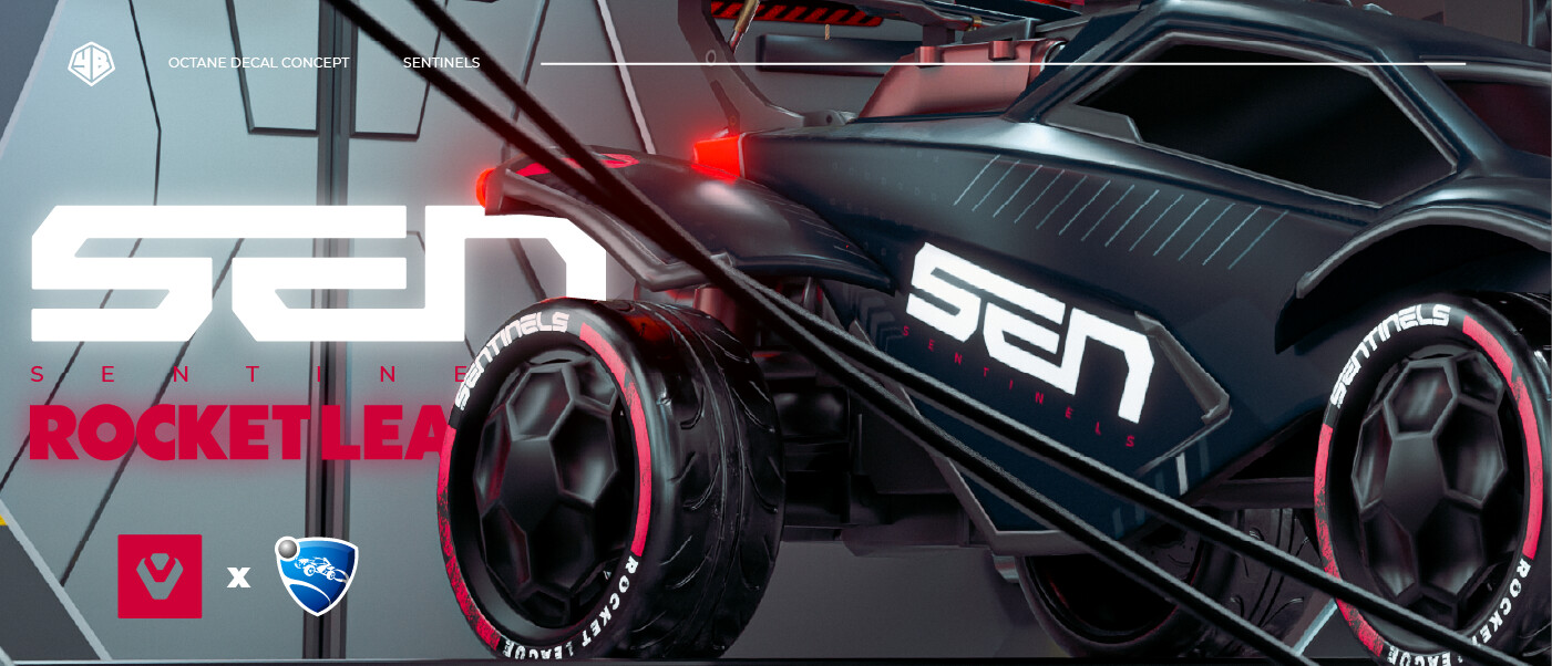 Younes A. - SENTINELS x ROCKET LEAGUE | Decals concept (HxA)